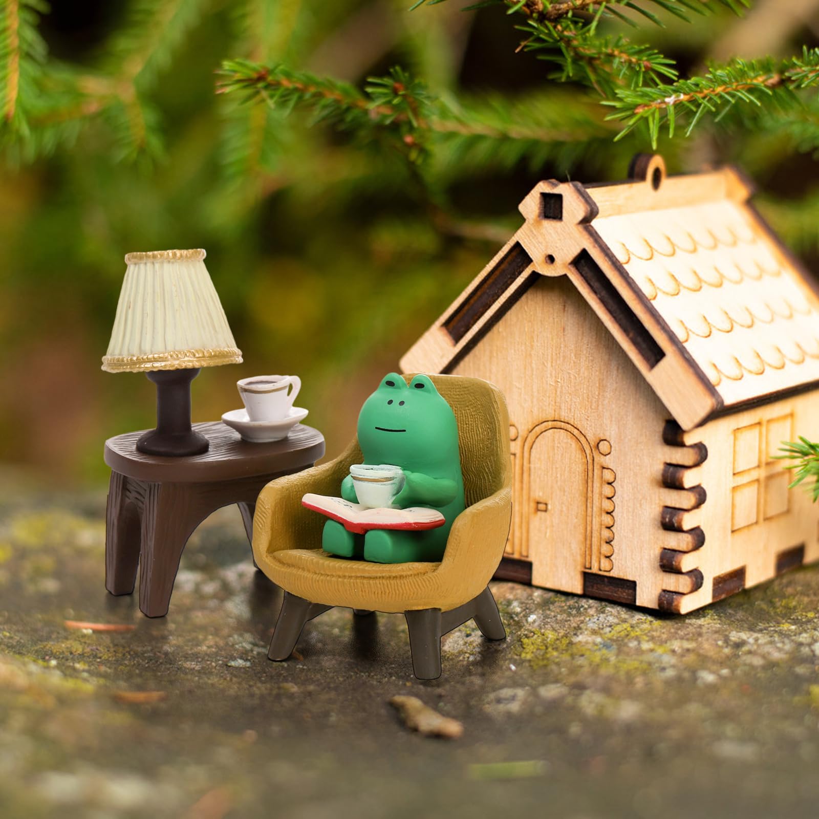 Snapklik.com : 8 Pieces Miniature Frog Figurines, Adorable Resin Frog ...