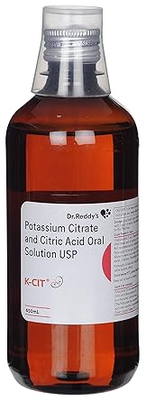 K-Cit 1100mg/334mg - Bottle of 450ml Solution : Amazon.in: Health ...