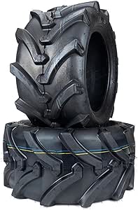 Amazon.com: (2) OTR Lawn Trac 18x8.50-10 Bar Lug Tires 4 Ply Rating Heavy Duty : Patio, Lawn ...