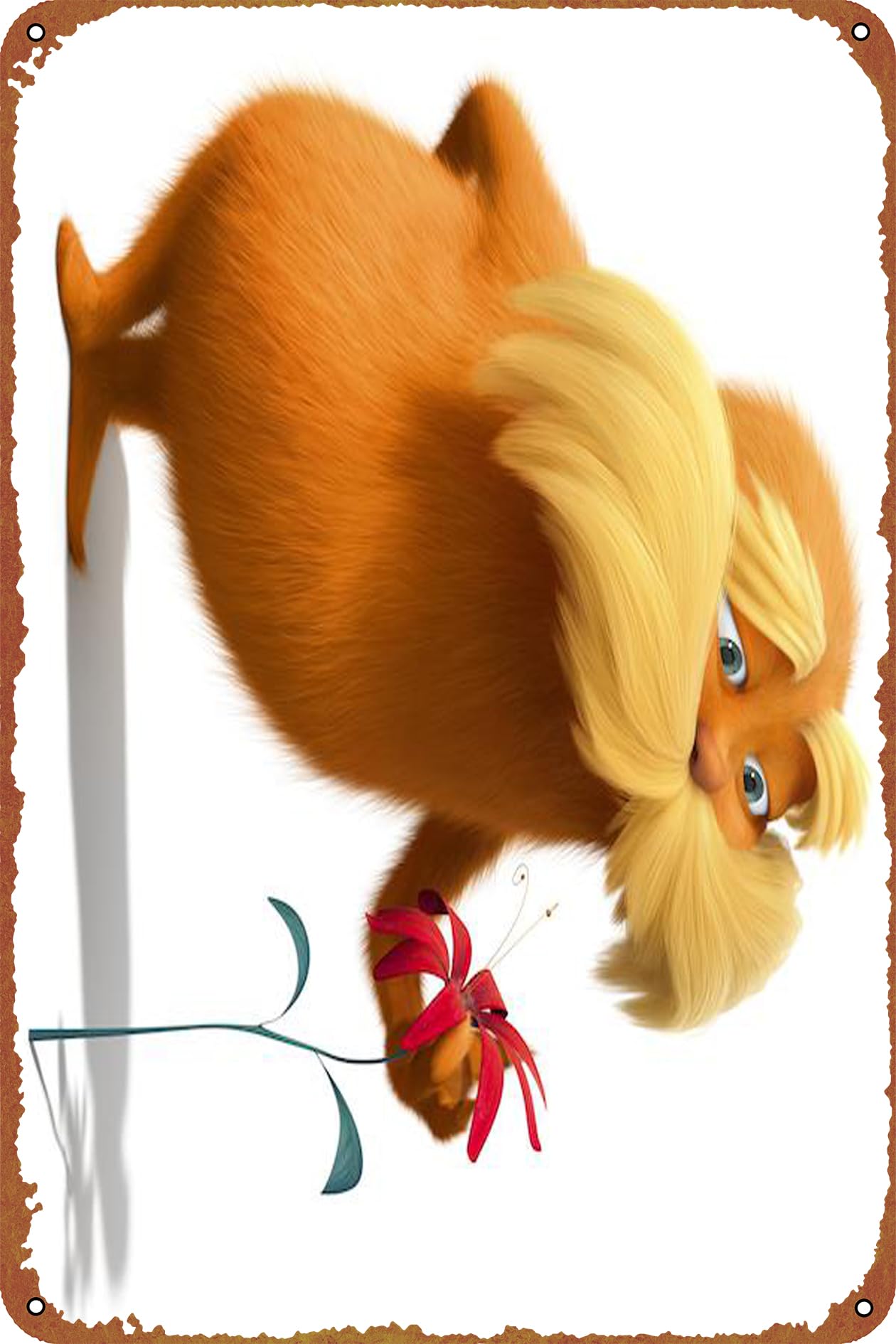 Amazon.com : The Lorax Movie Poster Vintage Look Tin Metal Sign Wall ...