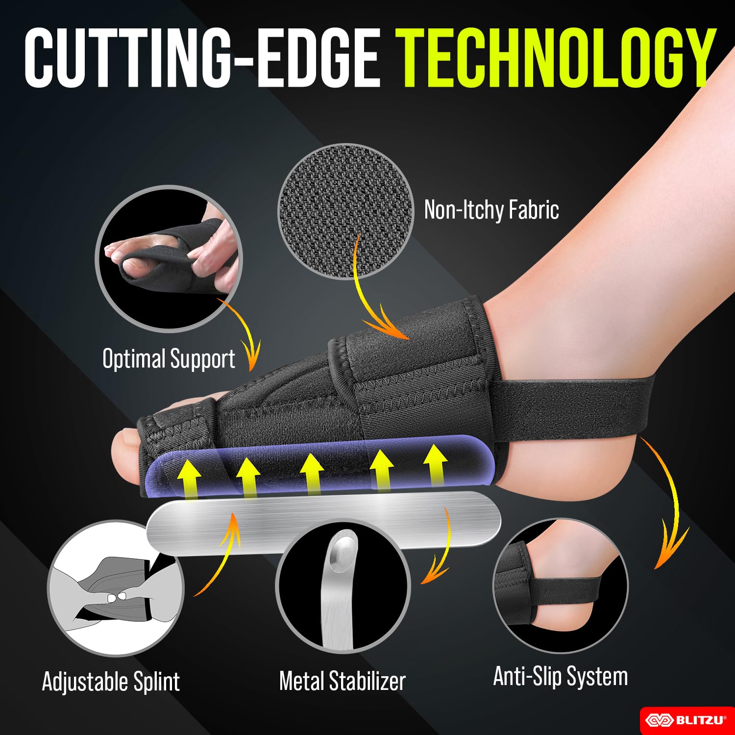 Snapklik.com : BLITZU Bunion Corrector For Women & Men - Big Toe ...