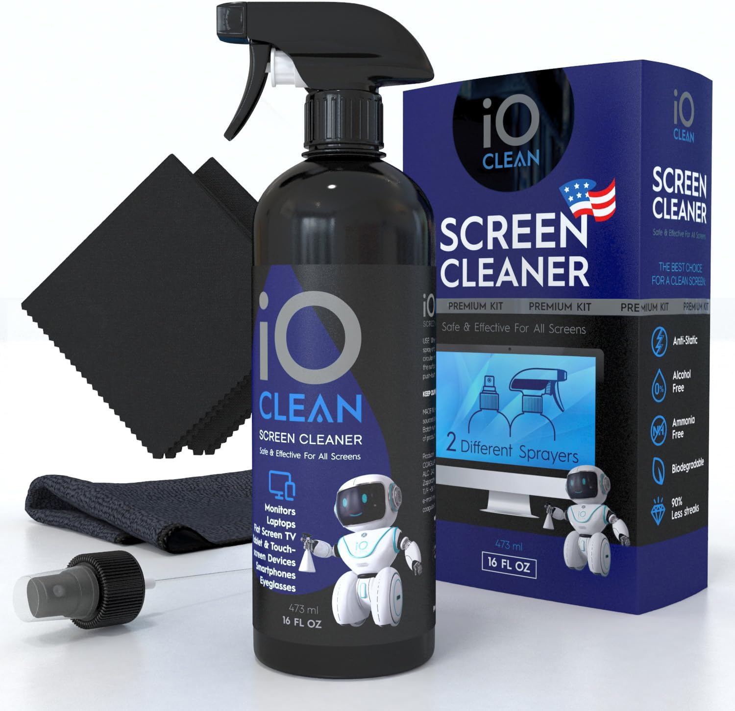 Amazon.com: Screen Cleaner Spray (16oz - 473ml) – Best Large Cleaning ...