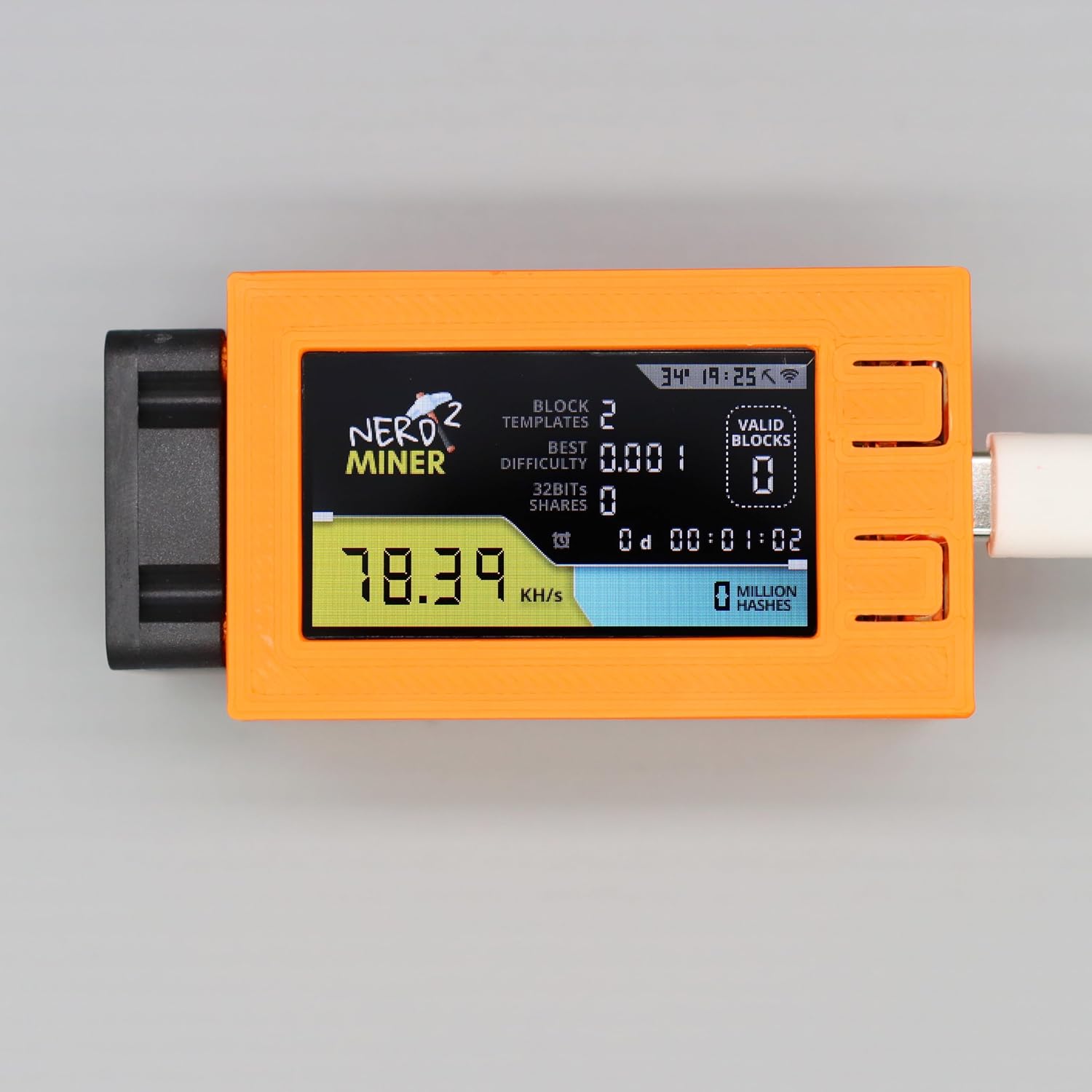 Zymen Nerd Miner V2 Pro Bitcoin Solo Lottery Miner Btc Crypto Nerdminer V2 0 Pro