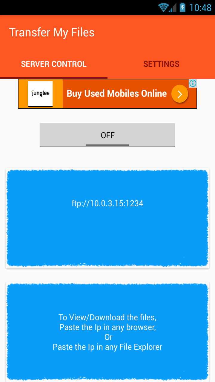Transfer My Files - App on Amazon Appstore