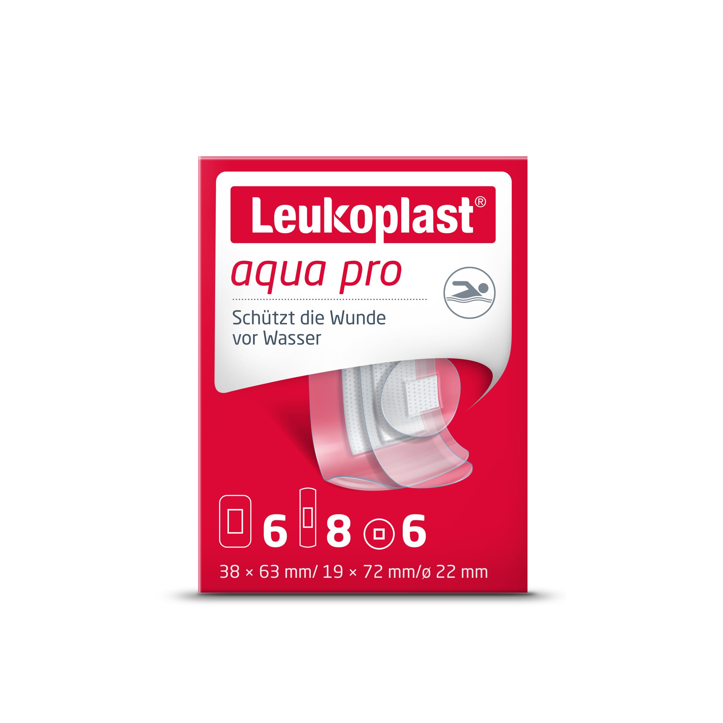 Leukoplast Aqua Pro Non Sterile Wound Dressing Strips Waterproof ...