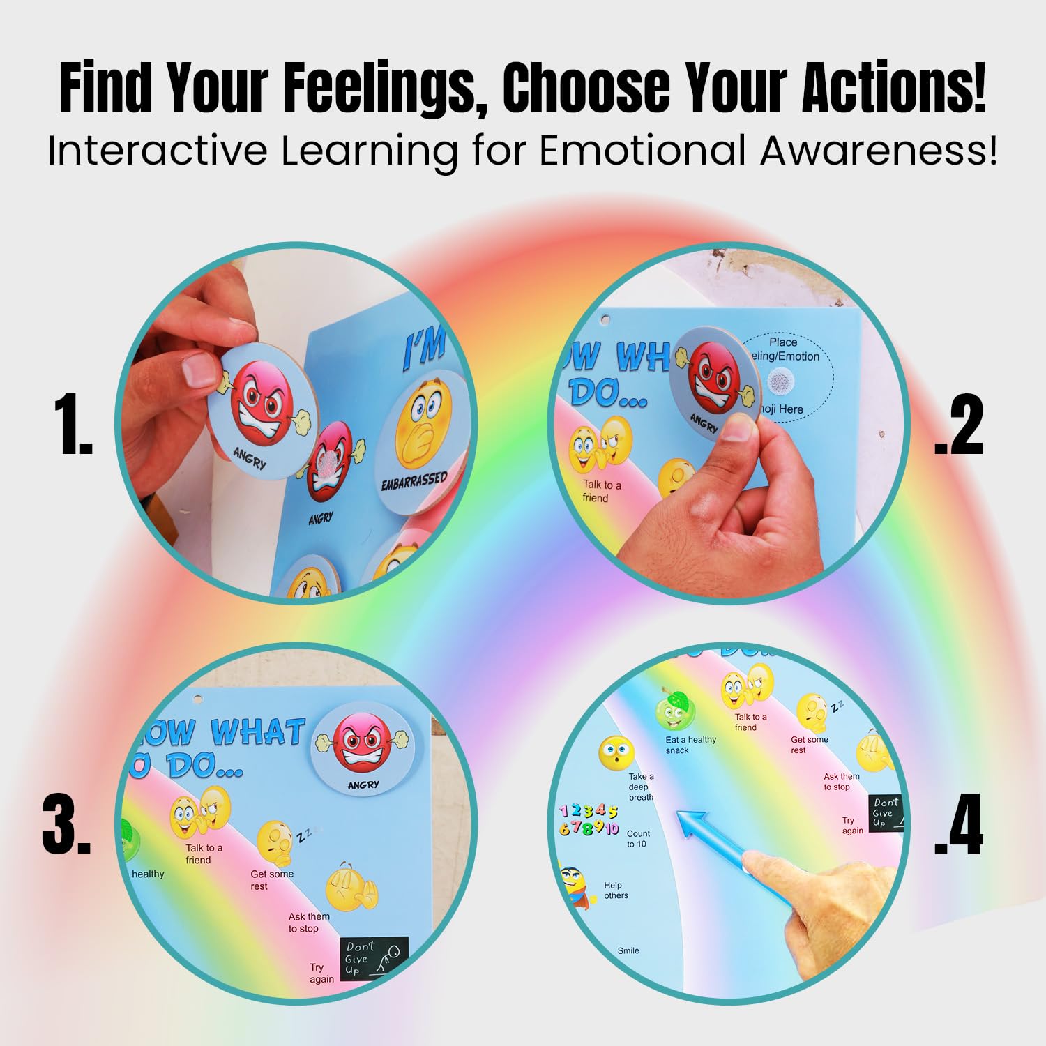 Snapklik.com : I Know What To Do Feelings Poster Elementary Autism And ...