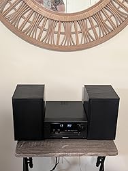 Amazon.com: Panasonic Compact Stereo System with CD Player, Bluetooth ...