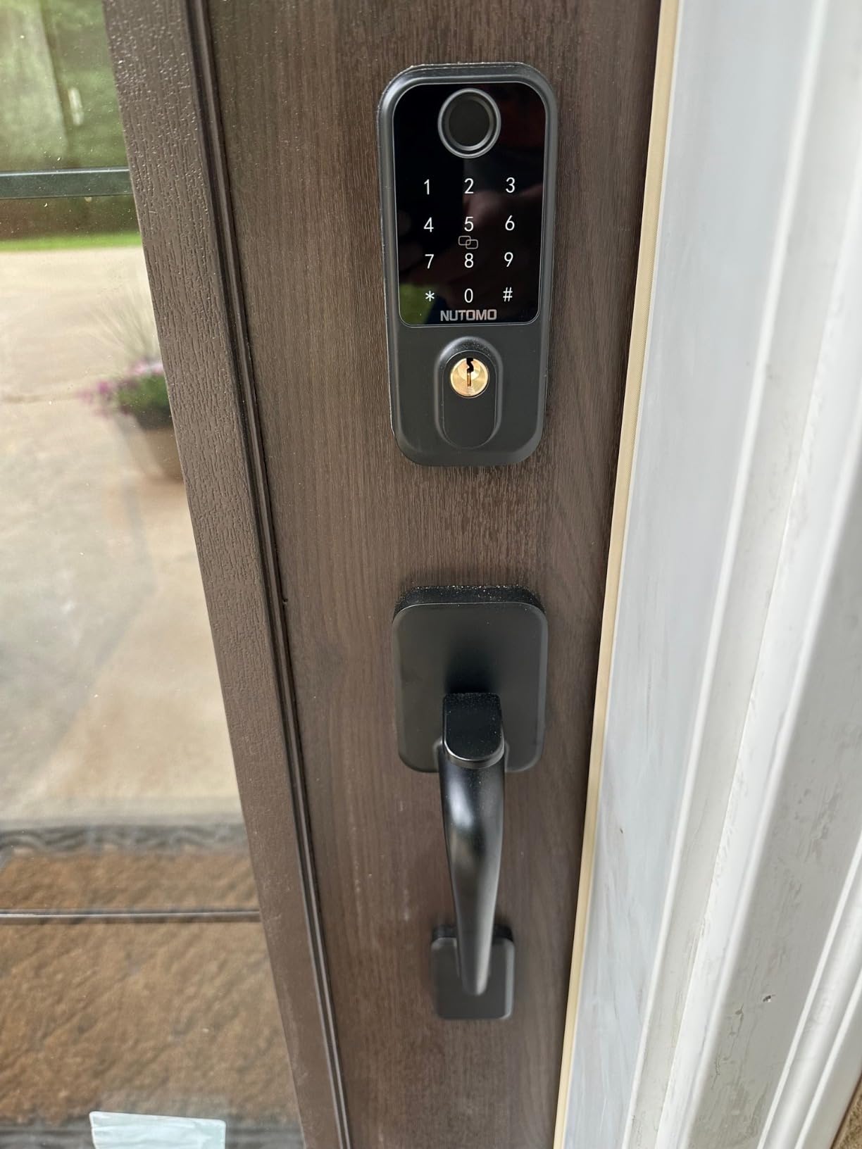 $27/mo - Finance Smart Lock Keyless Entry Door Lock with Handle ...