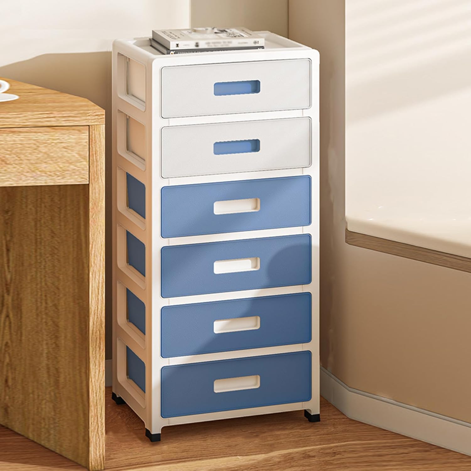 Amazon.com: 6 Drawers Organizer Storage,6 Tiers Rolling Storage Cart ...