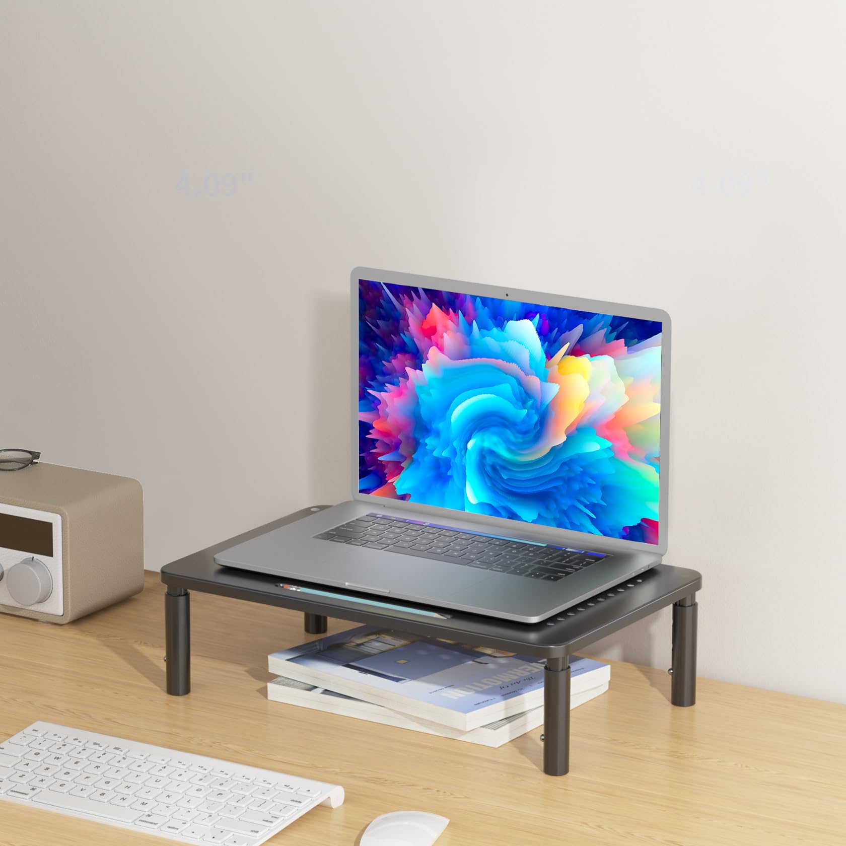 Snapklik.com : UPGRAVITY Monitor Stand For Desk,3 Height Adjustable ...