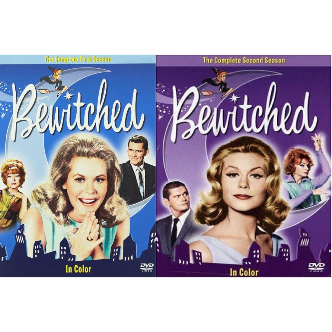 Buy Bewitched Complete Seasons 1 / 2 (9 Disc DVD Set) In Color Starring ...