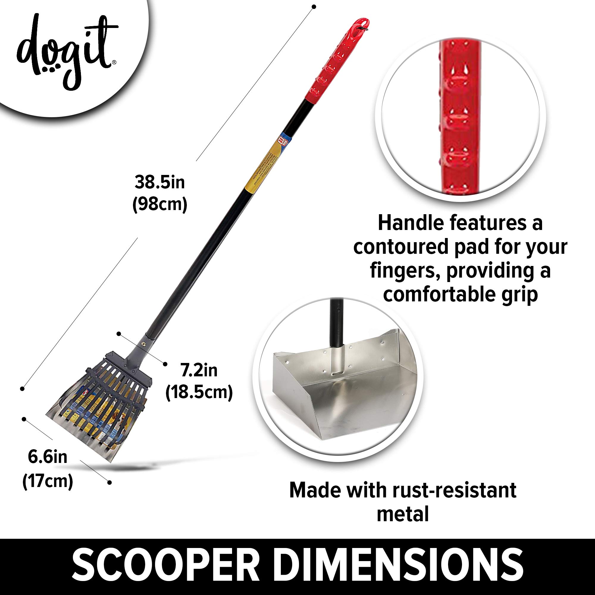 Snapklik.com : Waste Scoop, Dog Combo Waste Rake & Dog Pooper Scooper ...