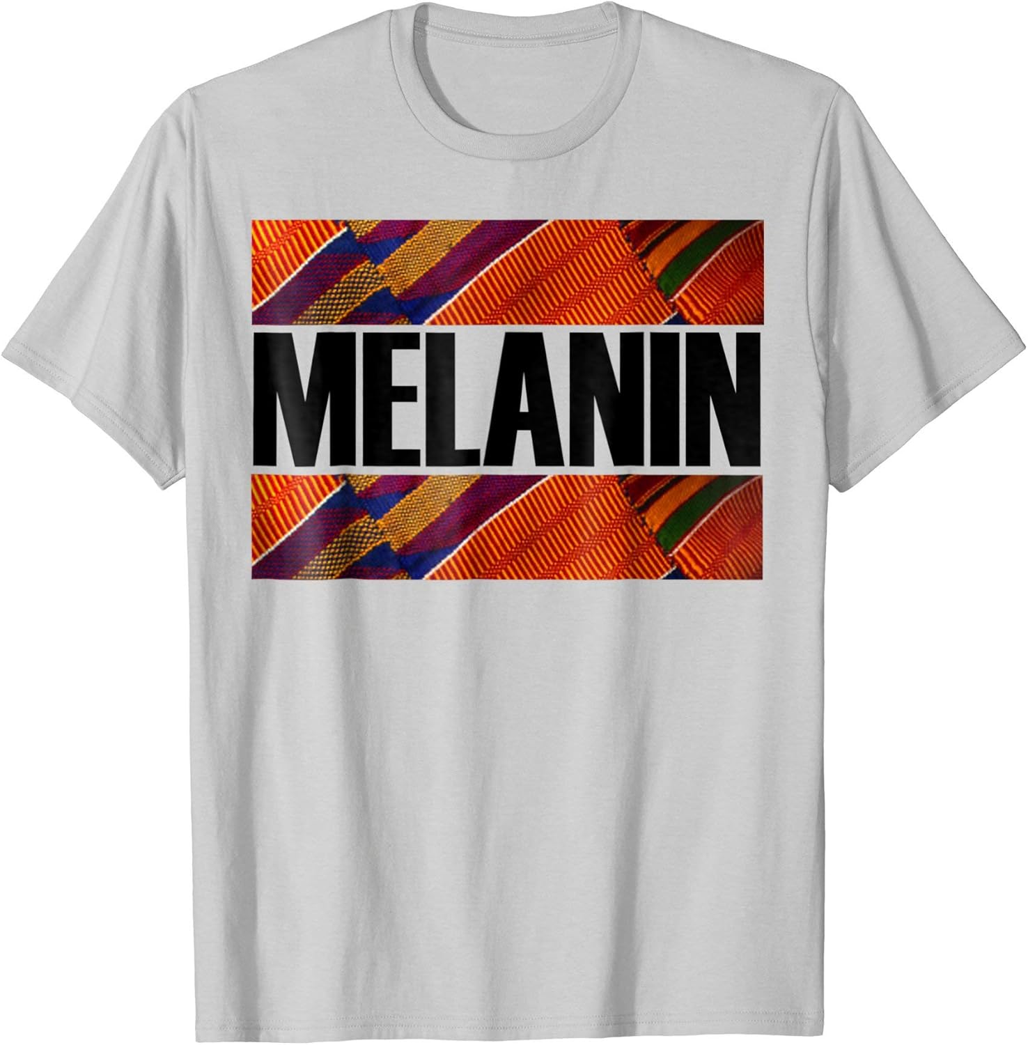 Amazon.com: Oheneba: Melanin Kente Pattern Black Pride T-Shirt ...