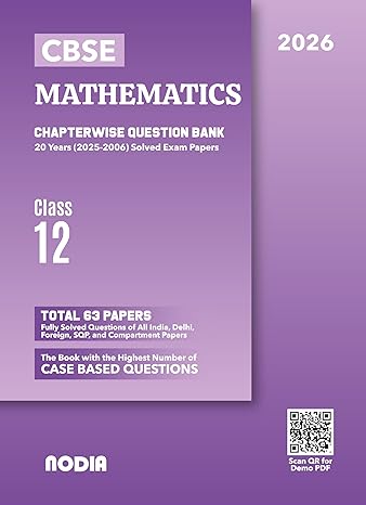 NODIA CBSE Class 12 Mathematics Question Bank 20 Years PYQB for 2026 ...