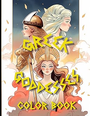 Greek Goddesses Coloring Book: Learning, Imaginative Ink, Press, Rogers ...