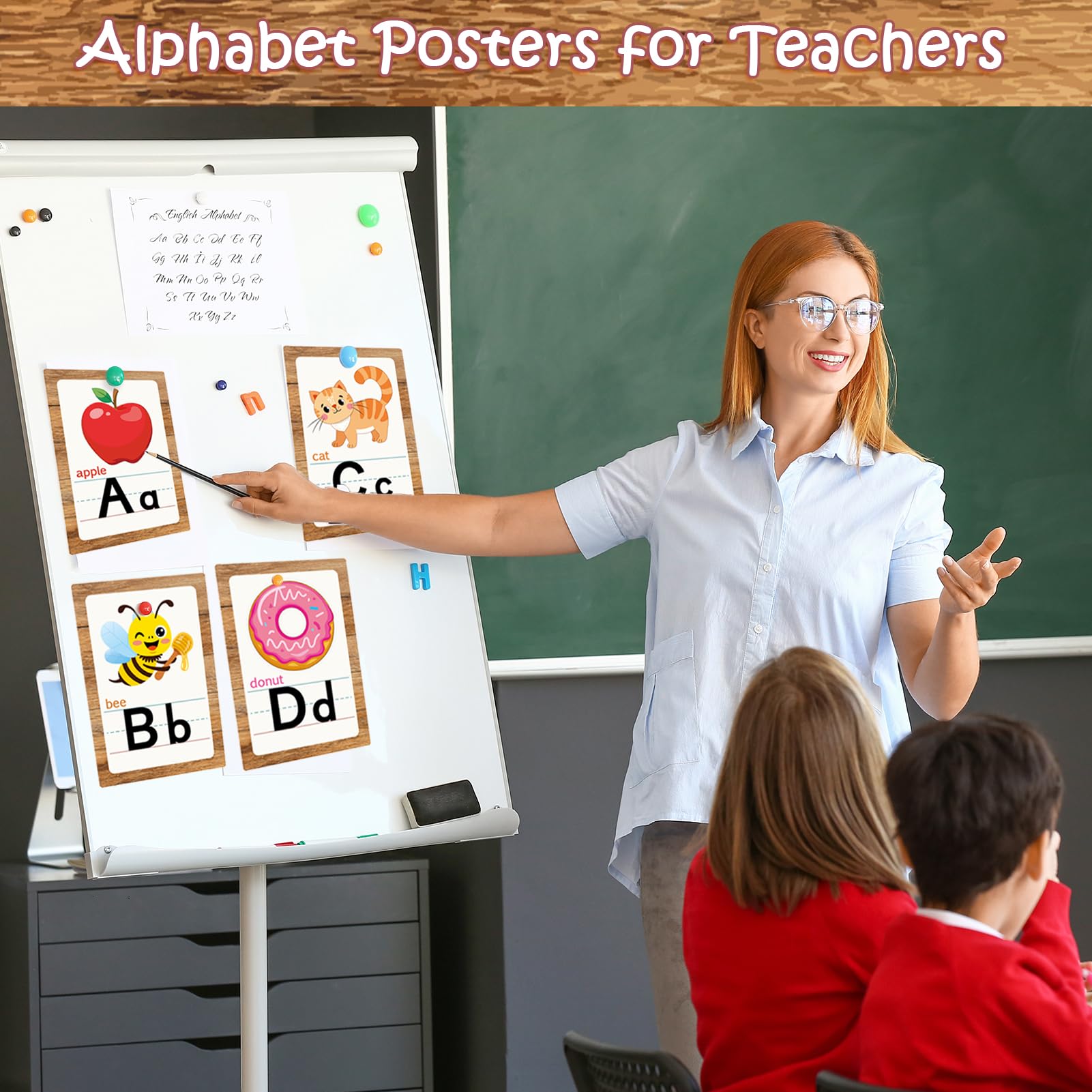 Snapklik.com : Alphabet Letters For Wall - ABC Alphabet Poster ...