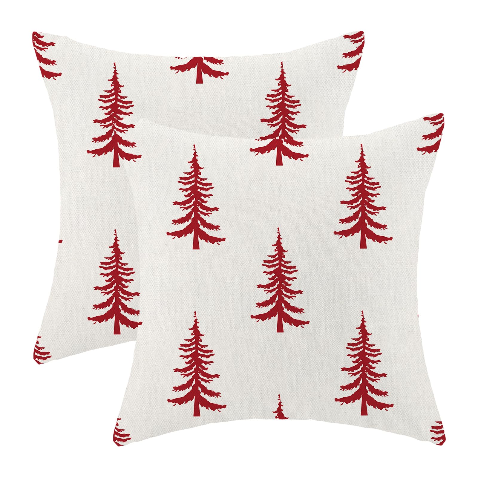 Amazon.com: CXMEIFLY Christmas Pillow Covers 24x24 Inch Set of 2 White ...