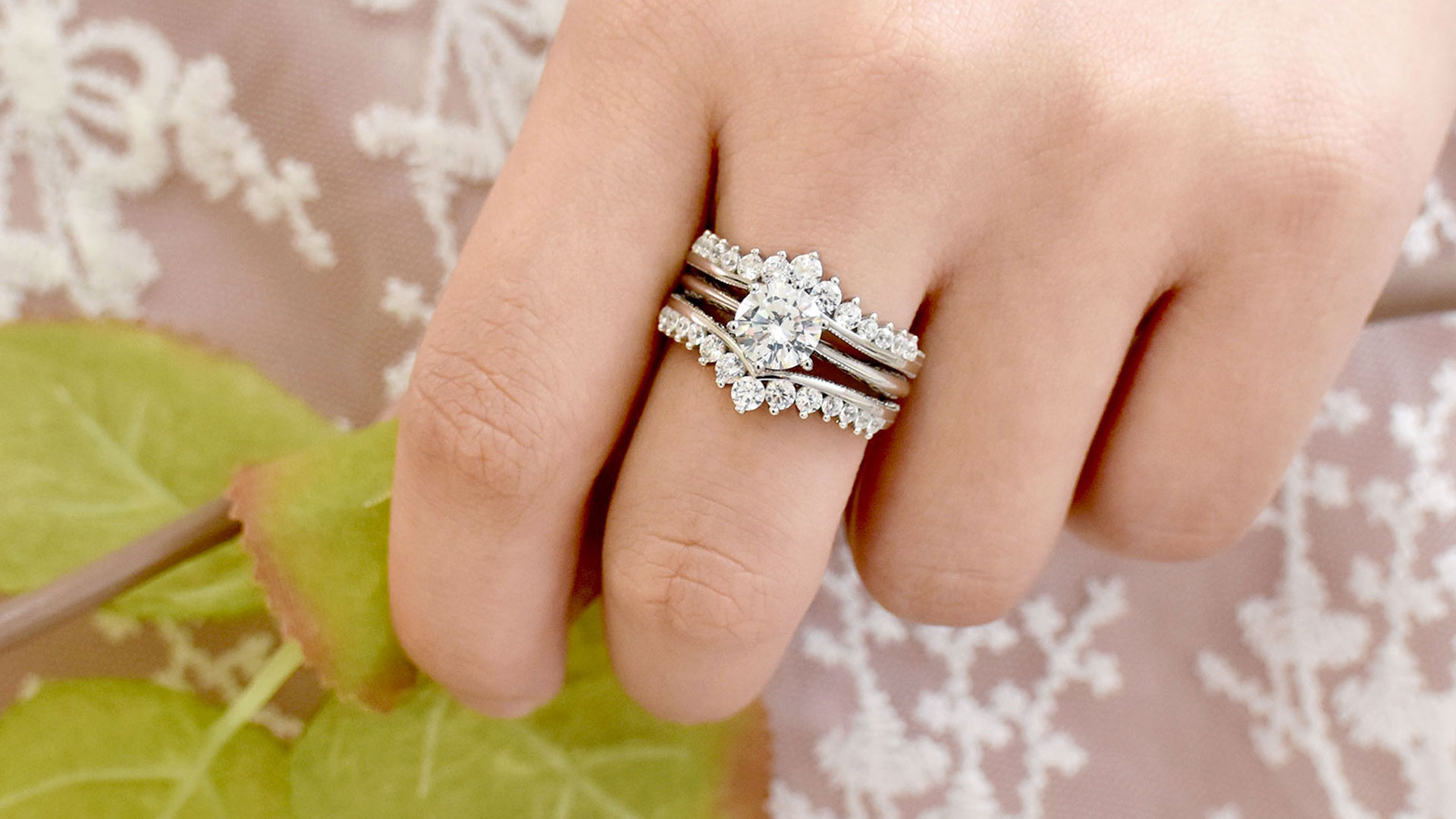 Watch Wuziwen Vintage Wedding Ring Guard Enhancers for Women 1167 on ...