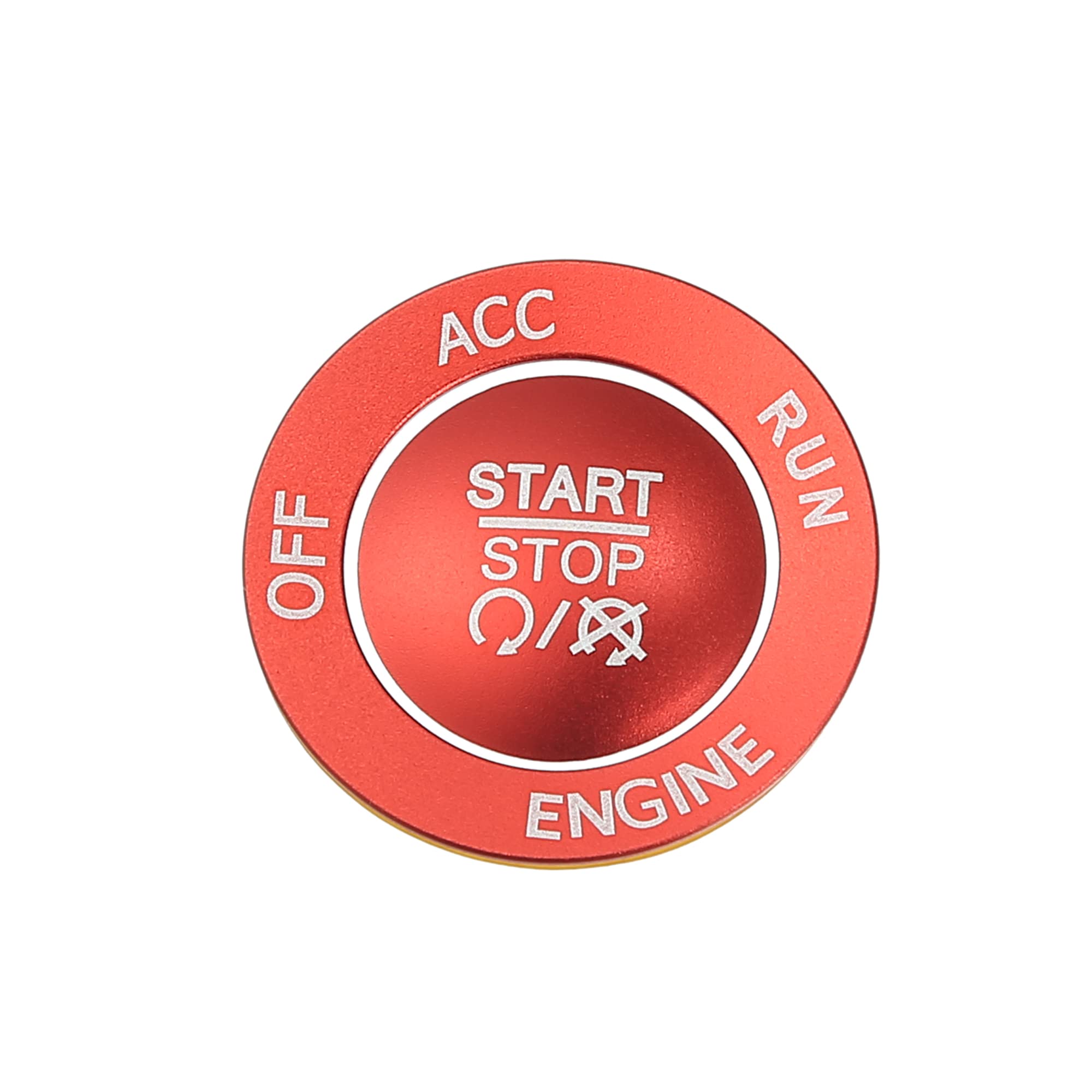 Amazon.com: X AUTOHAUX Engine Start Stop Button Cover Kit One Click ...