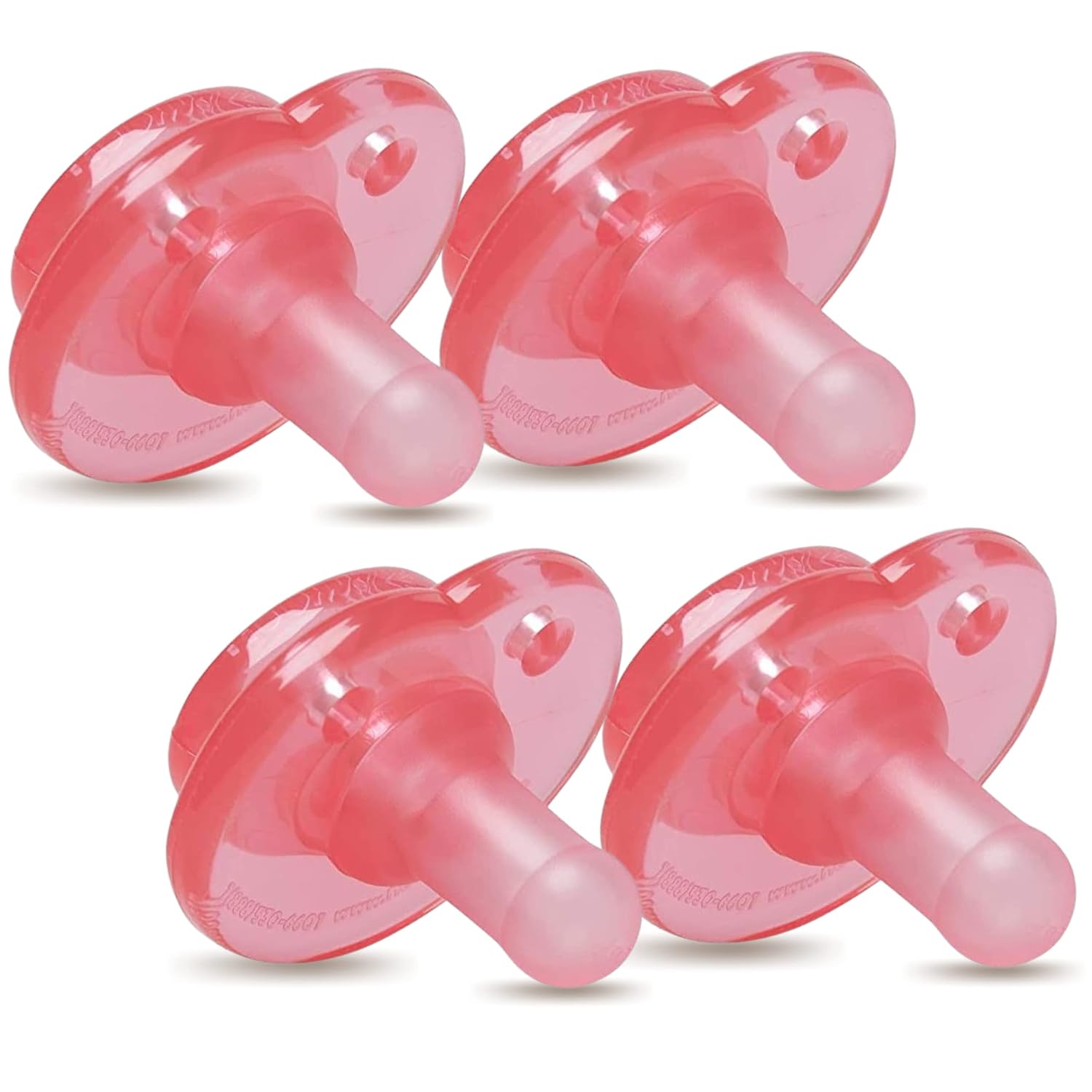 Amazon.com : Nookums Pacifier 4 Pack - Orthodontic Single Piece Design ...