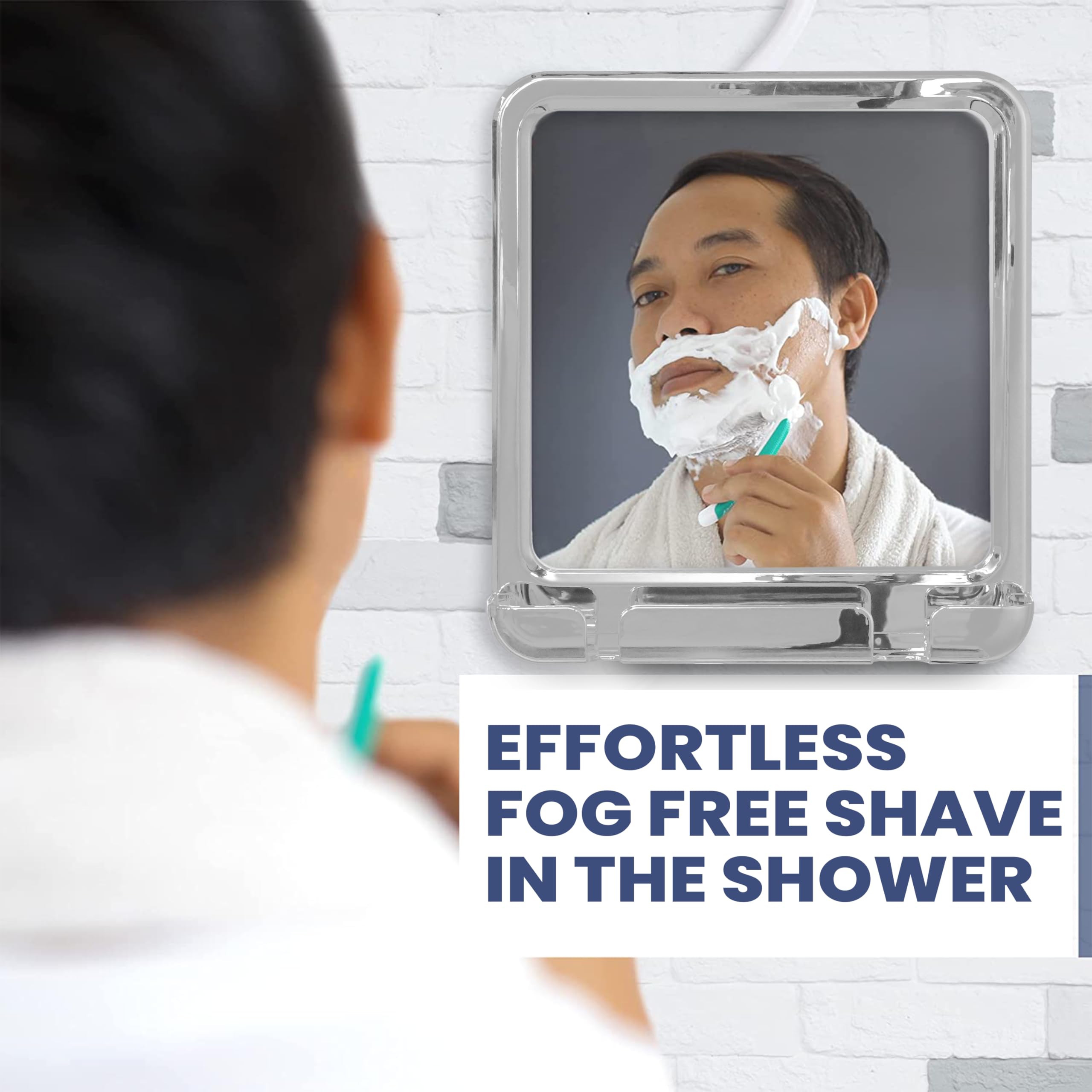 Snapklik.com : MIRRORVANA Fogless Shower Mirror For Shaving And ...