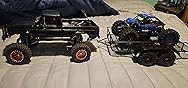 Amazon.com: INJORA RC Trailer for Hauling Behind Car - Metal Hitch ...