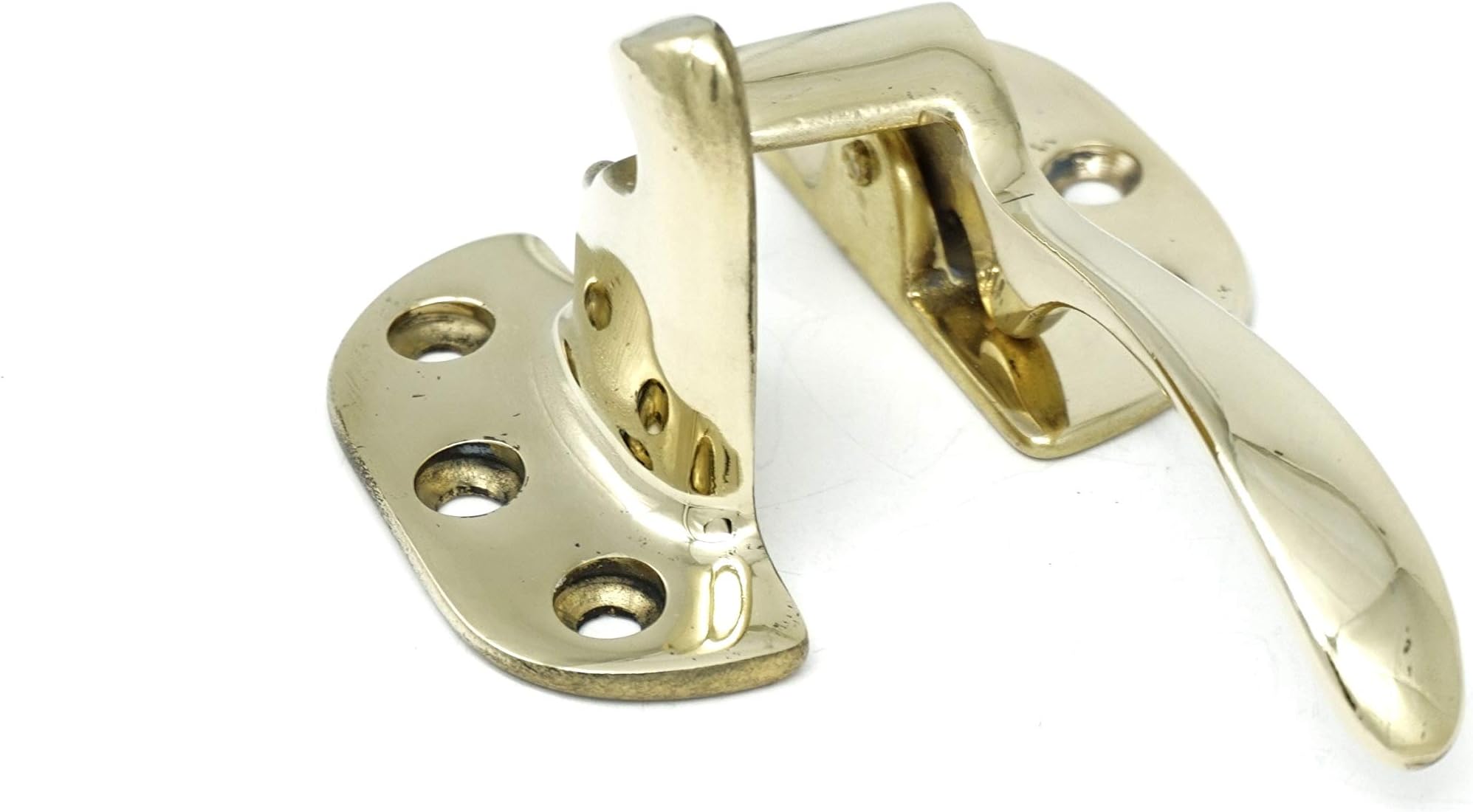 Solid Brass Icebox Right hand latch (for 3/8" offset doors) - Cabinet ...