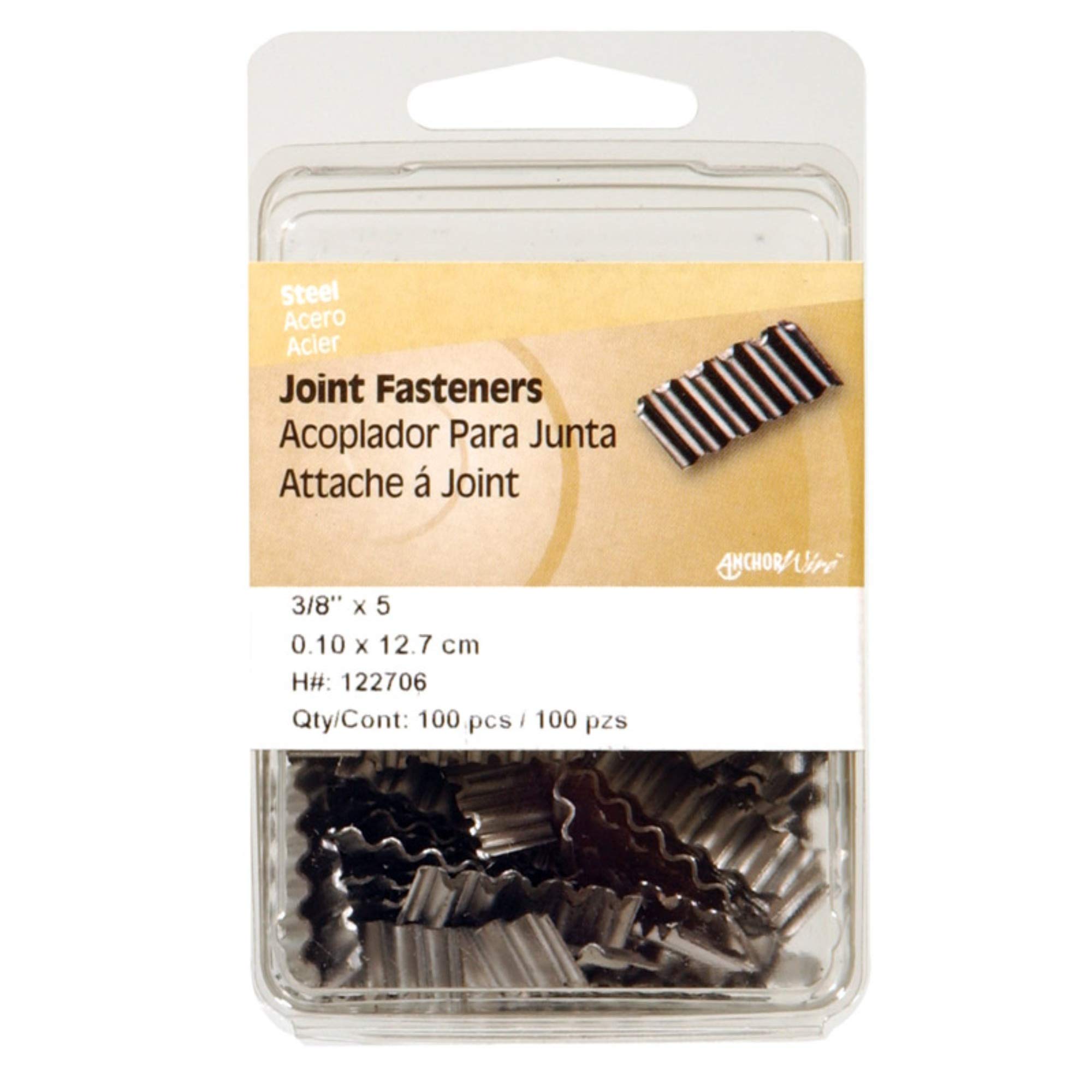 Amazon.com: Hillman Corrugated Joint Fastener 3/8 " No. 5 Steel Card Of ...