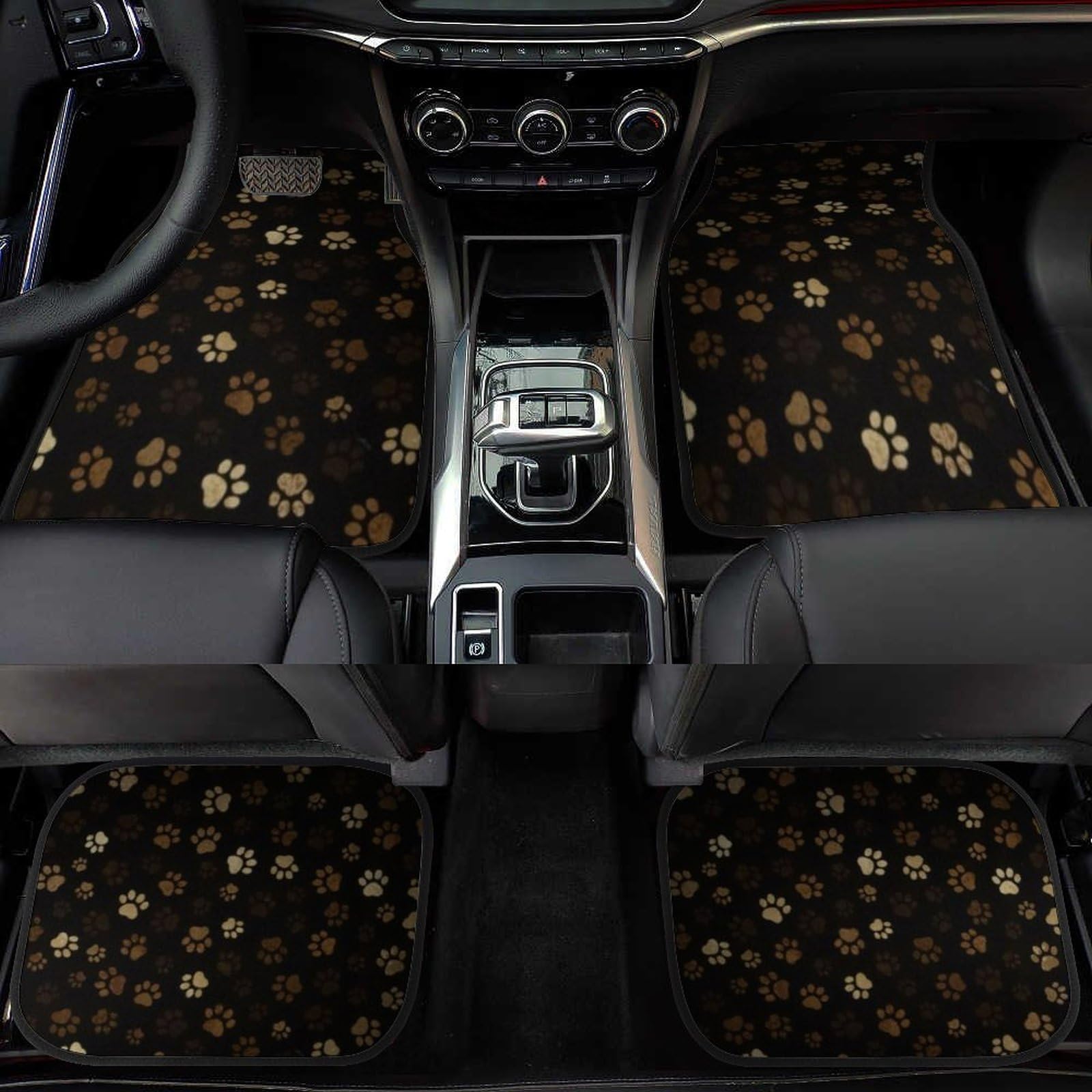Paw Prints Car Floor Mats Cute Dog Paw Printed Car Floor Mat Car