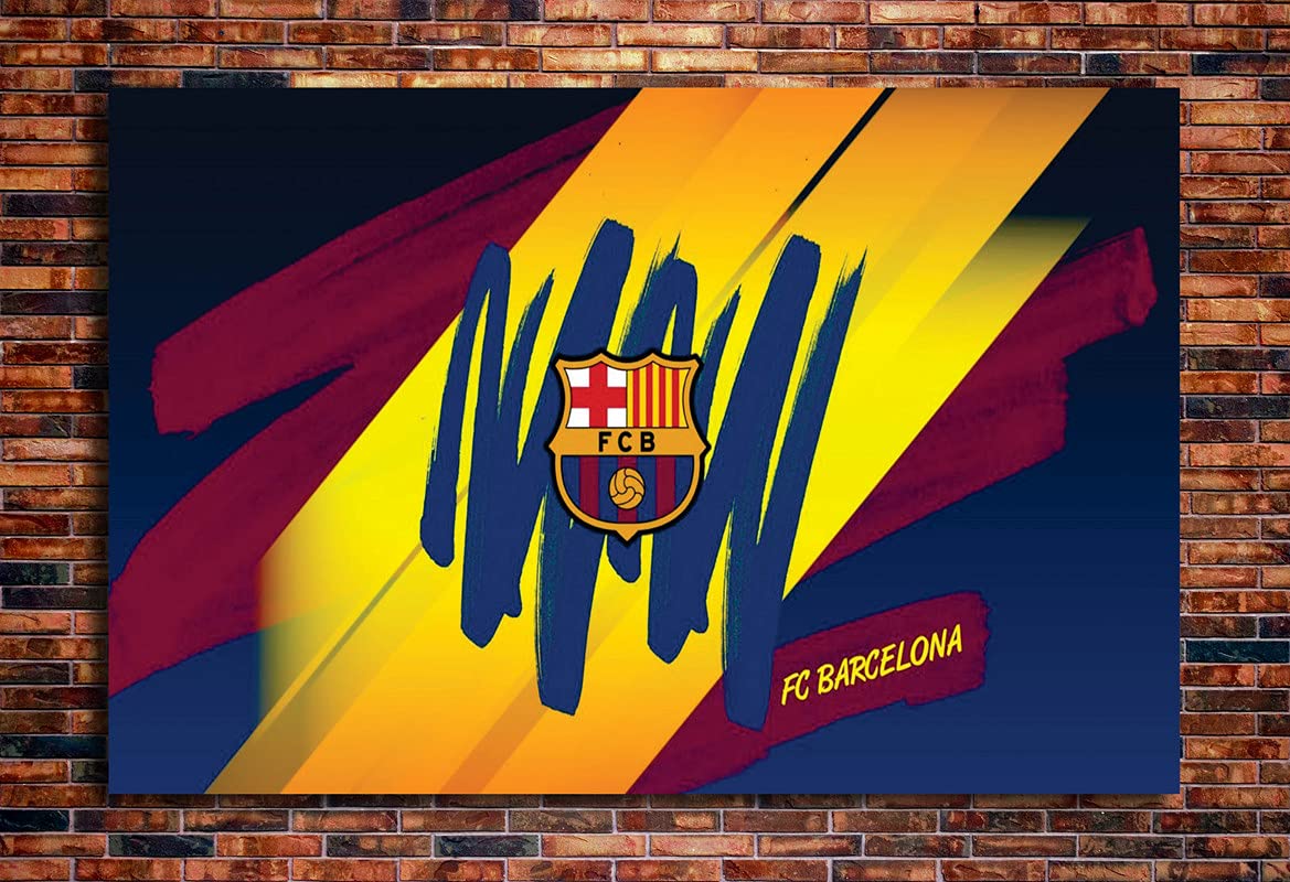 Buy PIXELARTZ Wall Poster - FC Barcelona Art Poster Online at Lowest ...