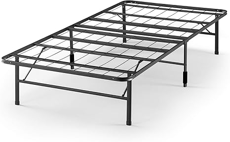 Zinus Smartbase Single Bed Base Frame Foldable Premium Metal Heavy Duty ...