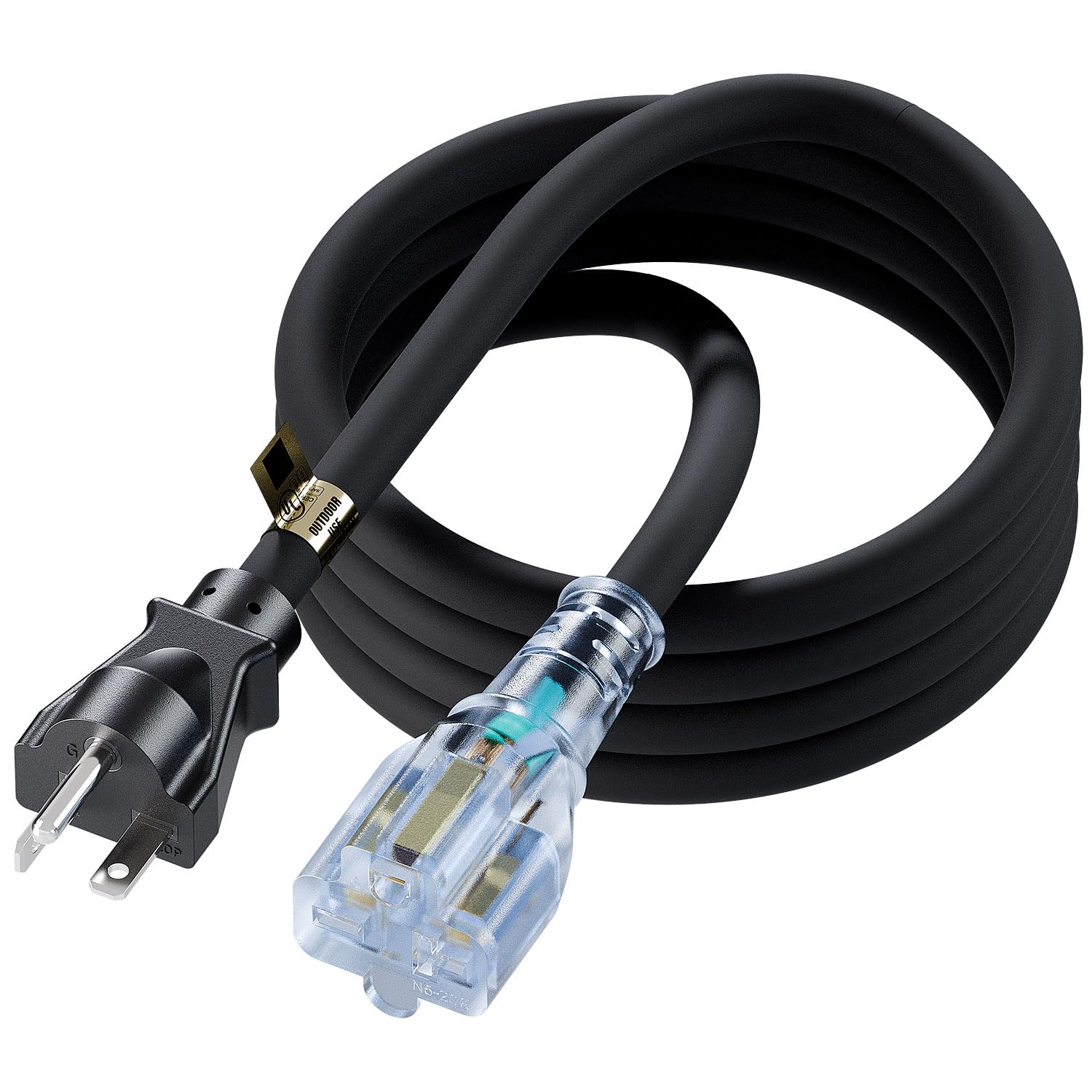 Amazon.com: 10-Feet (3.0 Meter) 20 Amp-250 Volt Nema 6-20P Extension ...