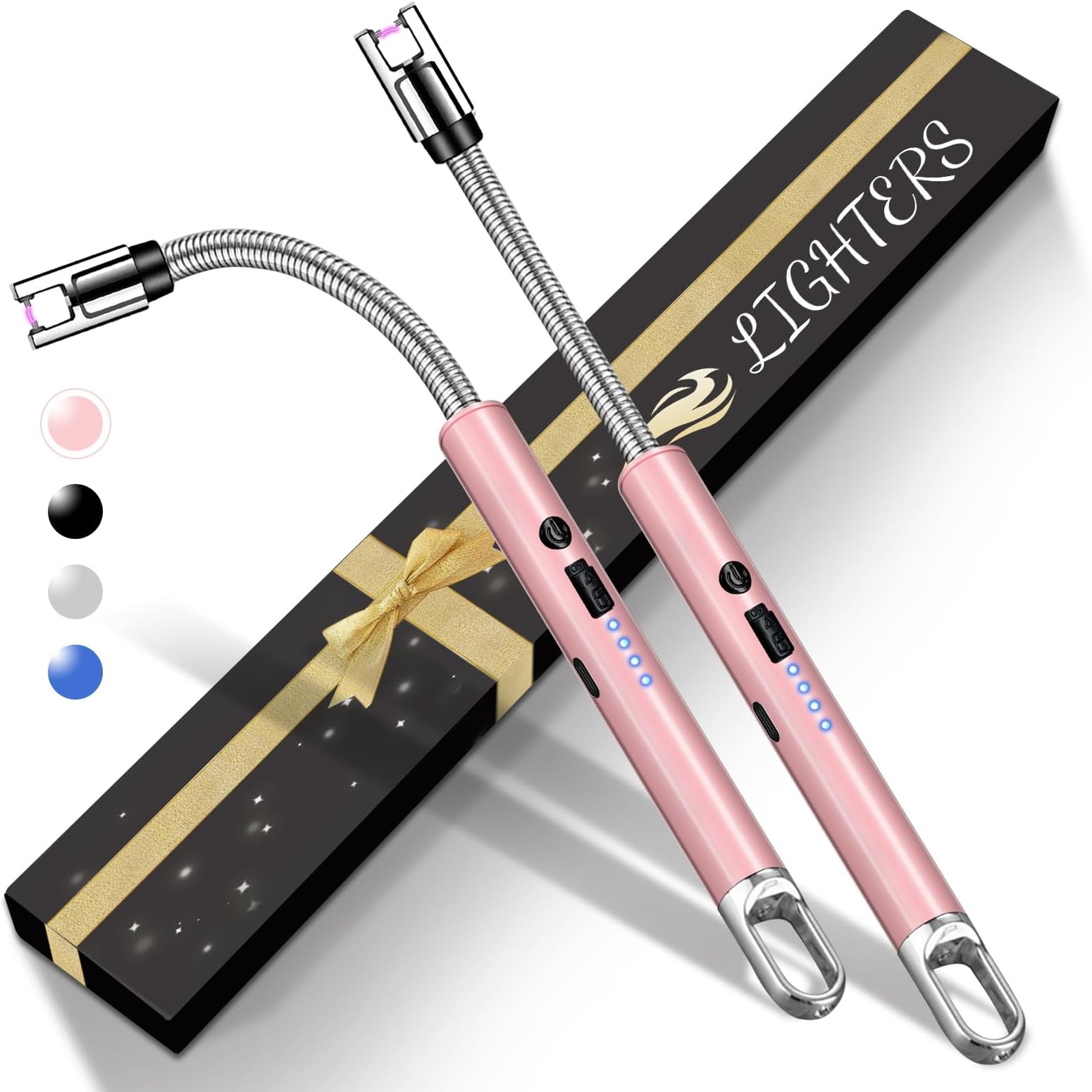 Amazon.com: Rechargeable Candle Lighter, Electric Lighter with LED ...