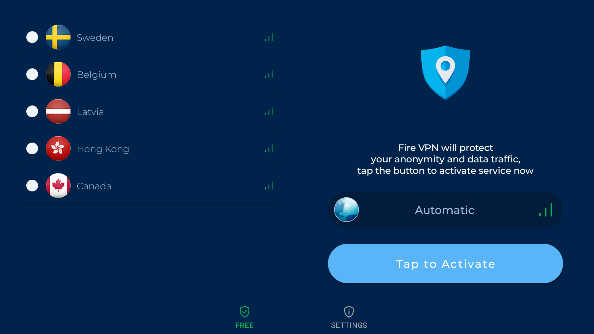 Fire VPN - App on Amazon Appstore