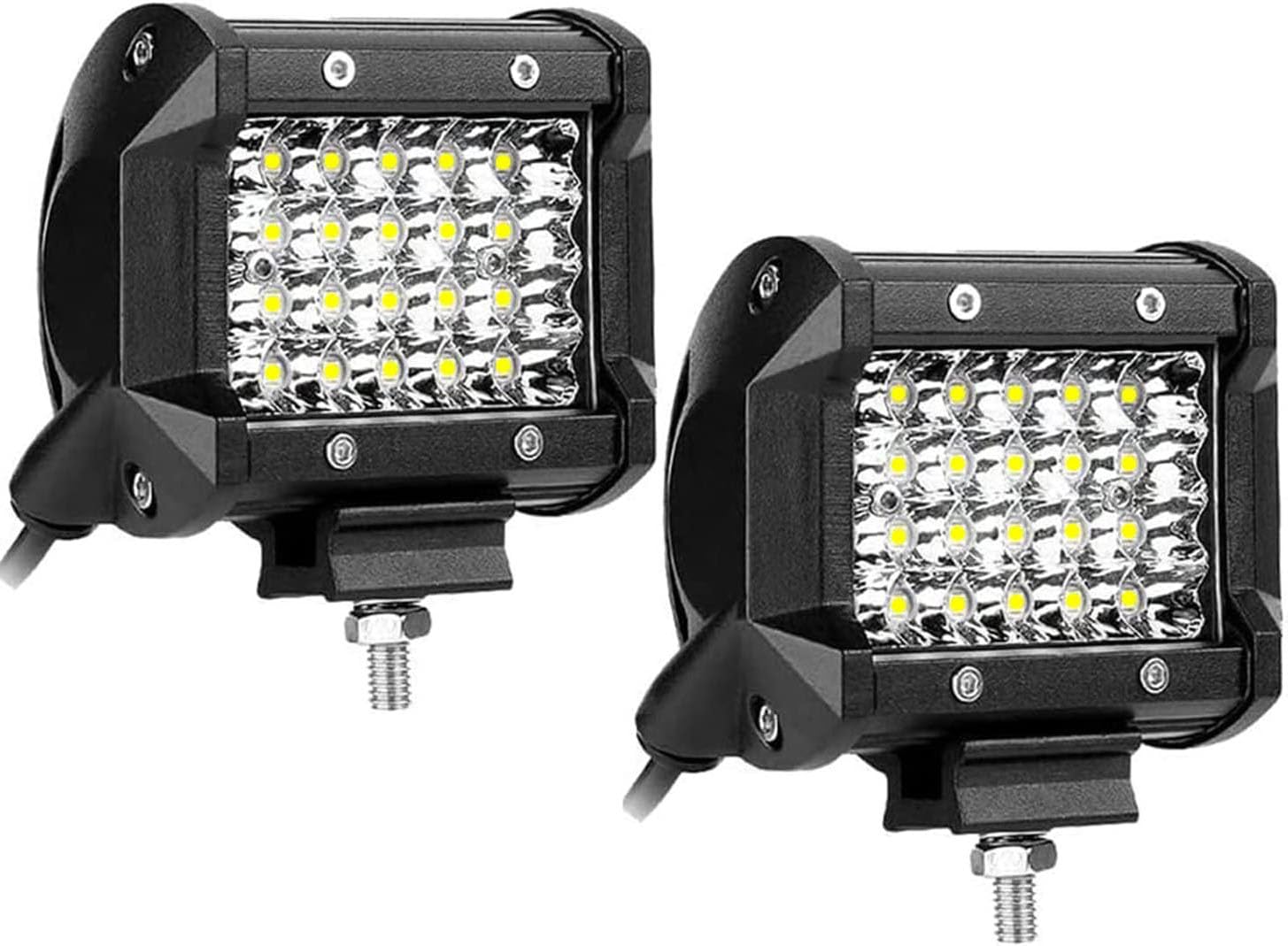 Snapklik.com : LED Light Pods For Trucks,4IN 72W Square Spot LED Light ...