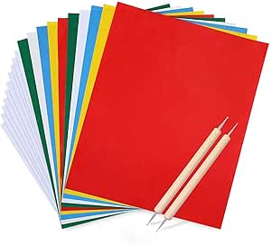 Amazon.com: 22Pcs Transfer Paper and Tracing Paper with Embossing ...