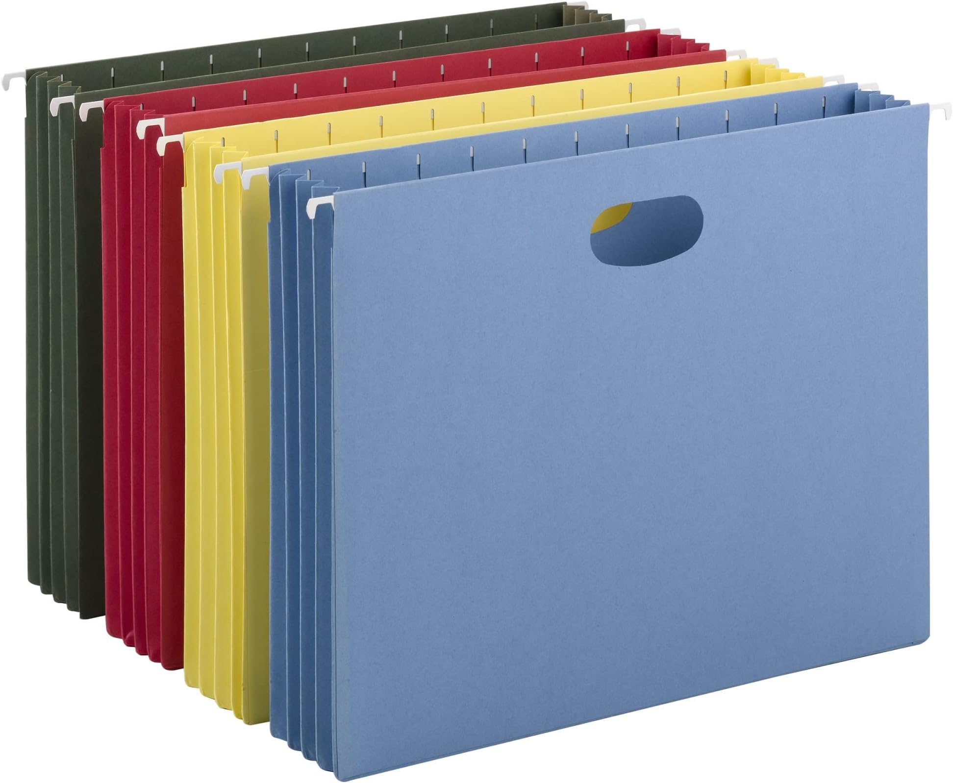 Amazon.com : Staples Poly Expanding Hanging File Pockets, Letter ...
