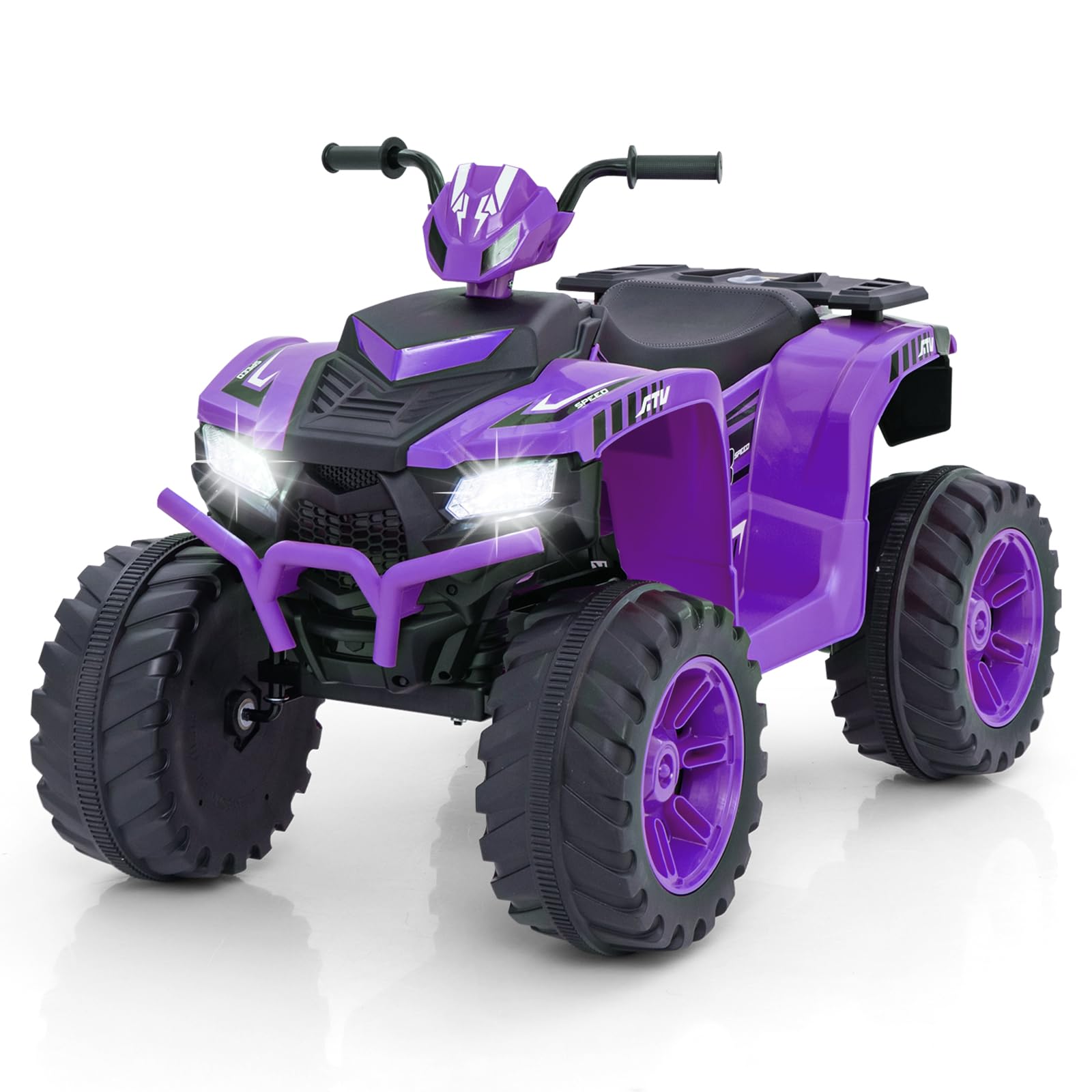 Amazon.com: HONEY JOY 24V Kids ATV, 4 Wheeler Battery Power Ride On ATV ...