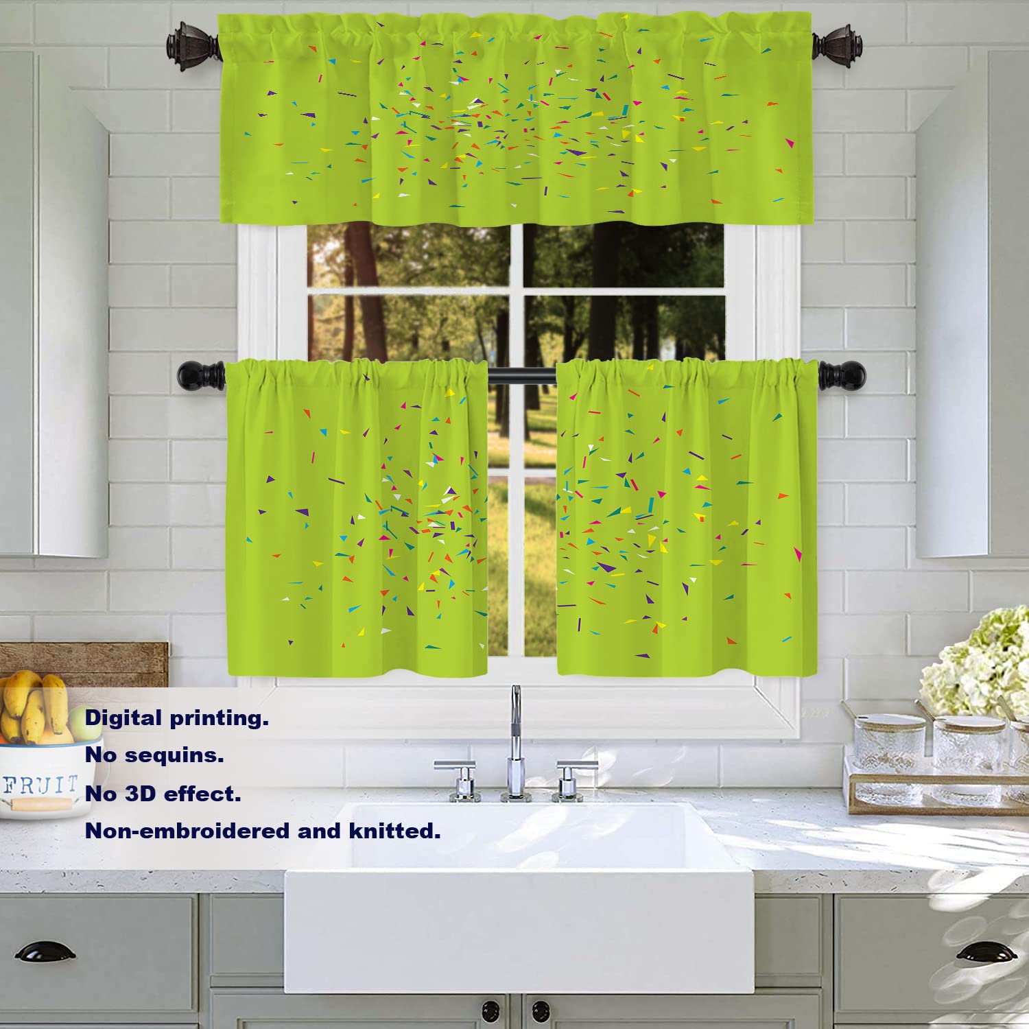 Lime Green Kitchen Curtains Buy Lime Green Matte Velvet