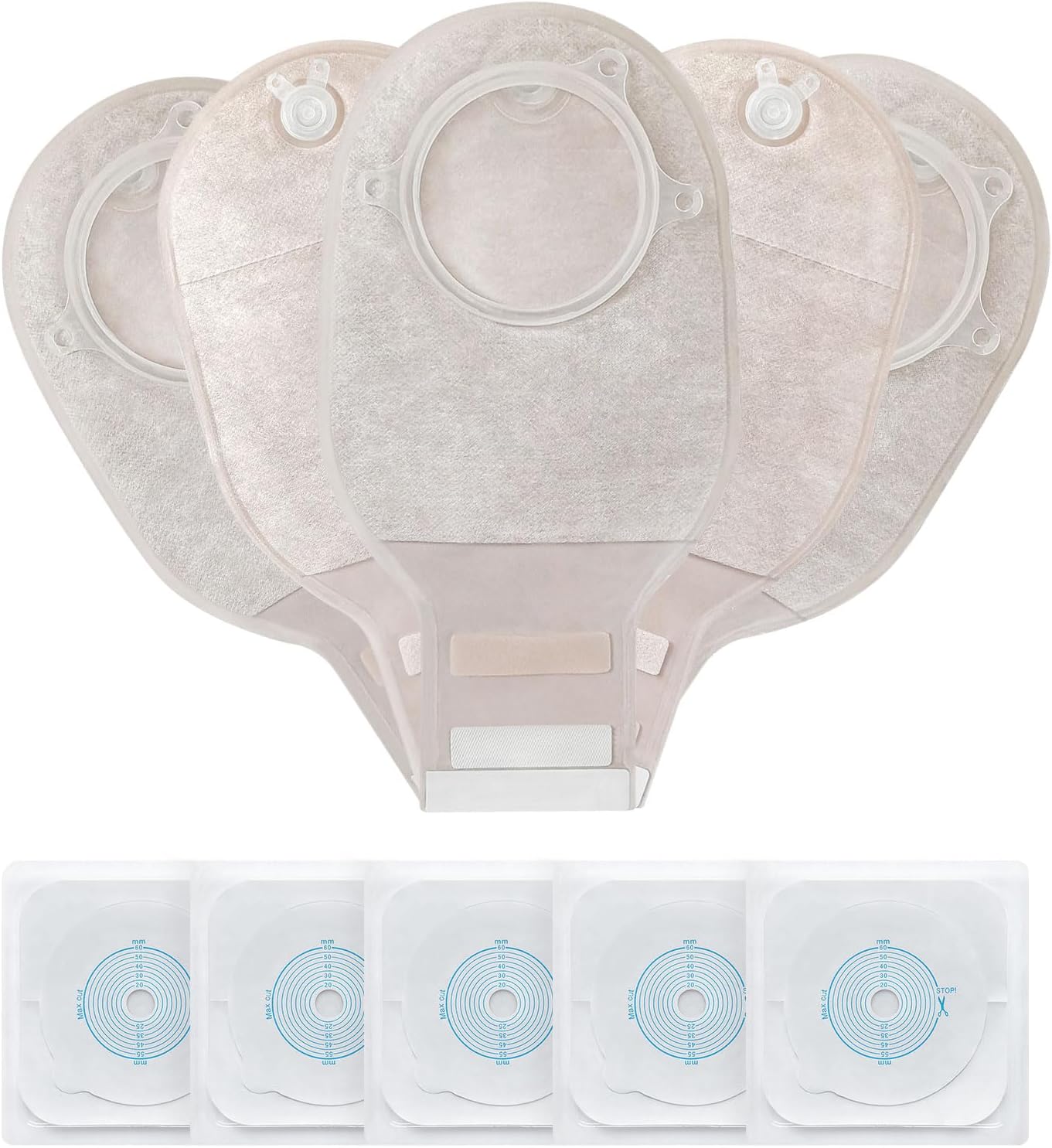 Amazon.com: CELECARE 20 PCS Ostomy Supplies Colostomy Bags Vent Two ...