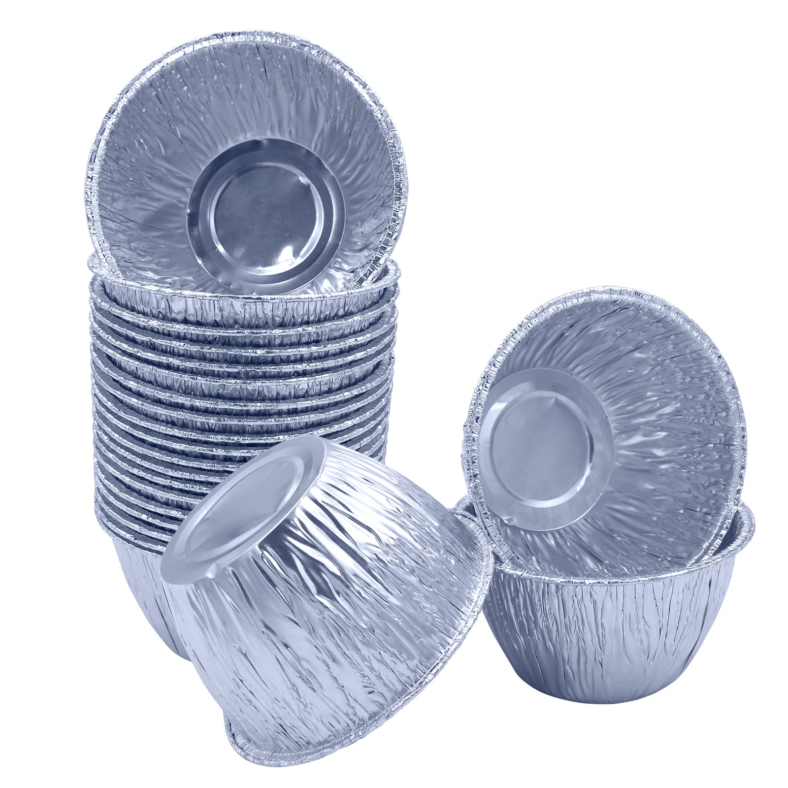 Sunrise Packaging 1Lb Aluminium Pudding Basin Foil [120 x 70 x 64 mm ...