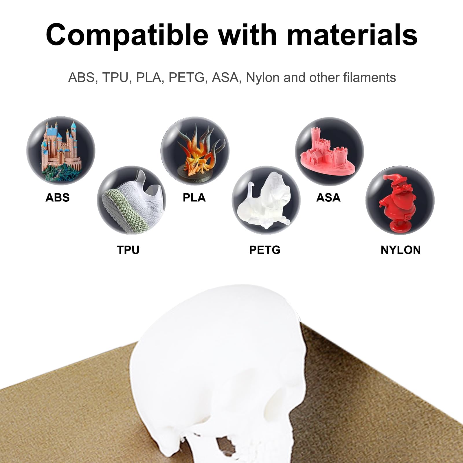 315x310mm Double Side Texture PEI Build Plate for K1 Max 3D Printer, 3D ...