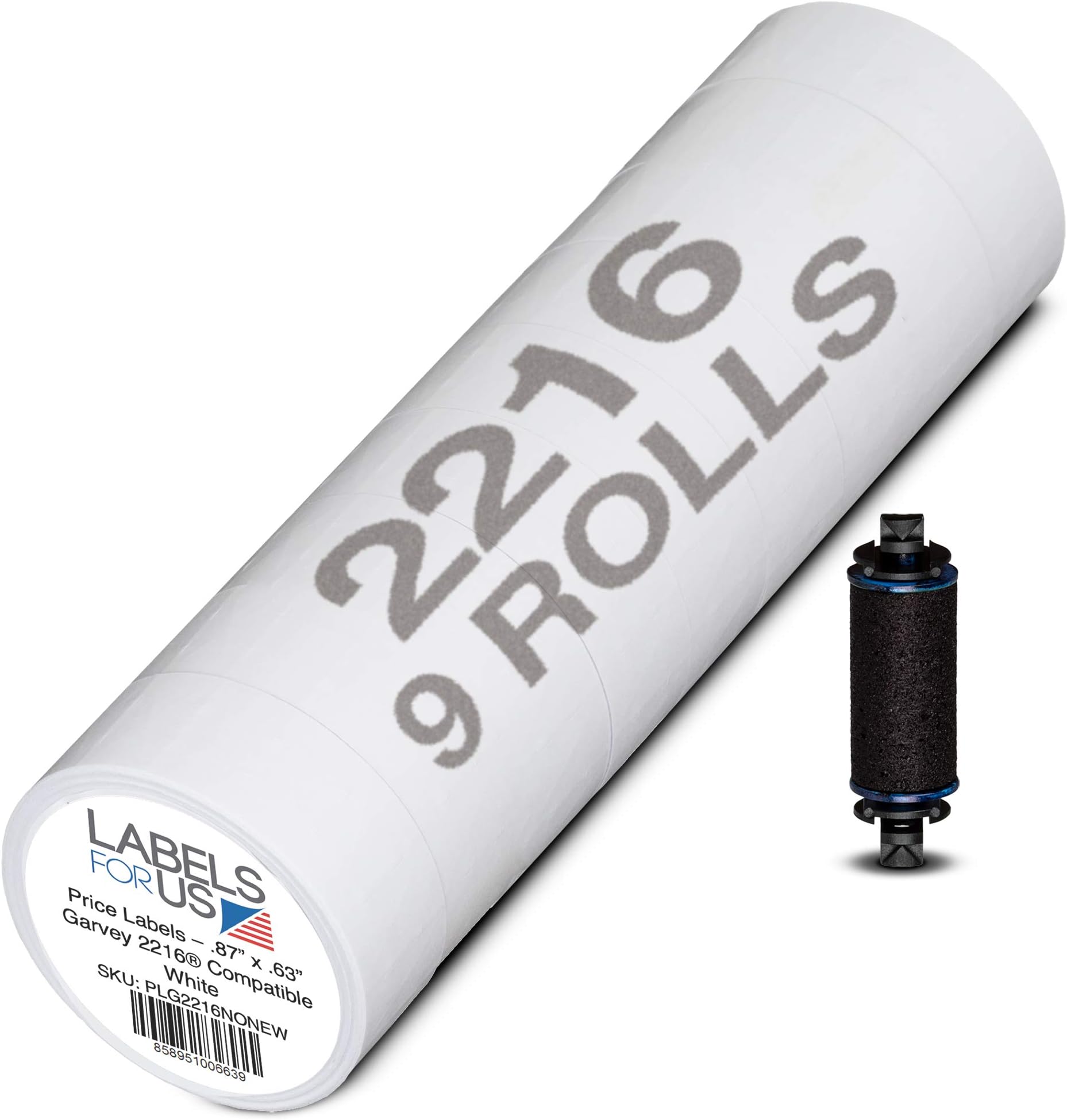 Amazon.com : Compatible Labels for Garvey 2216-22mm x 16mm - White ...