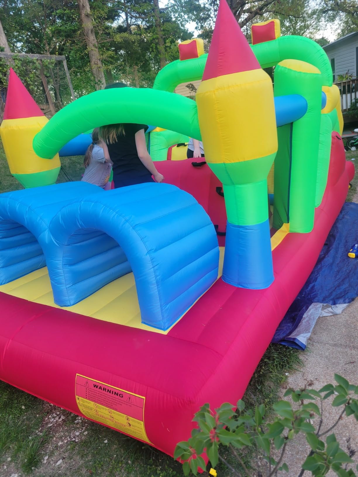 Amazon.com: Whubefy Bounce House Kids 3-6, 18 x 8.2FT Inflatable ...