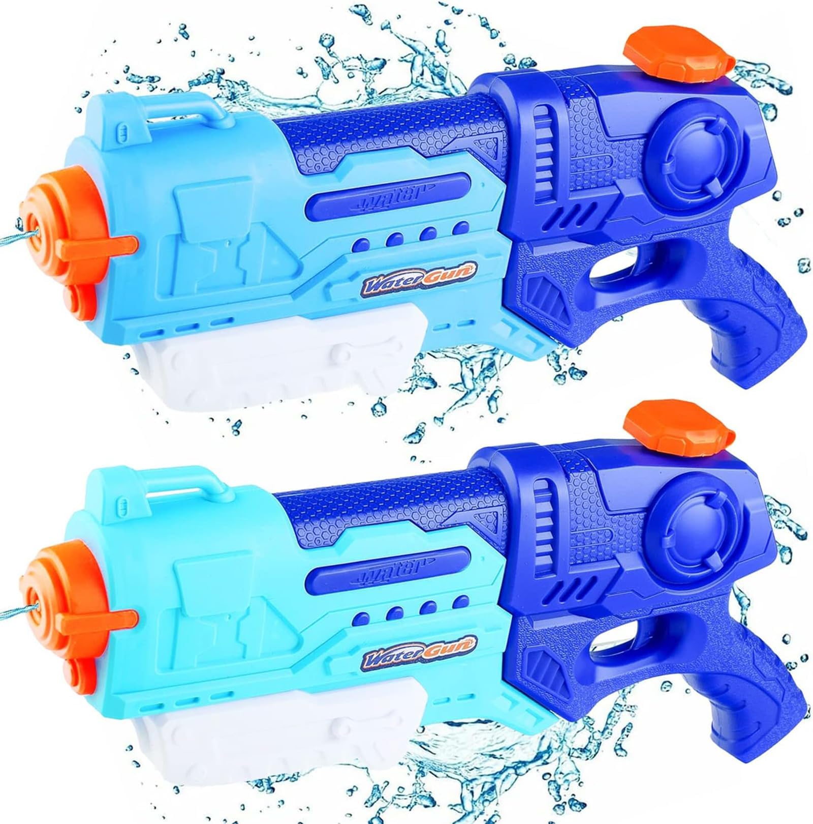 Baytion Water Guns, 4 Pack Geometric Water Guns with Large Capacity for ...
