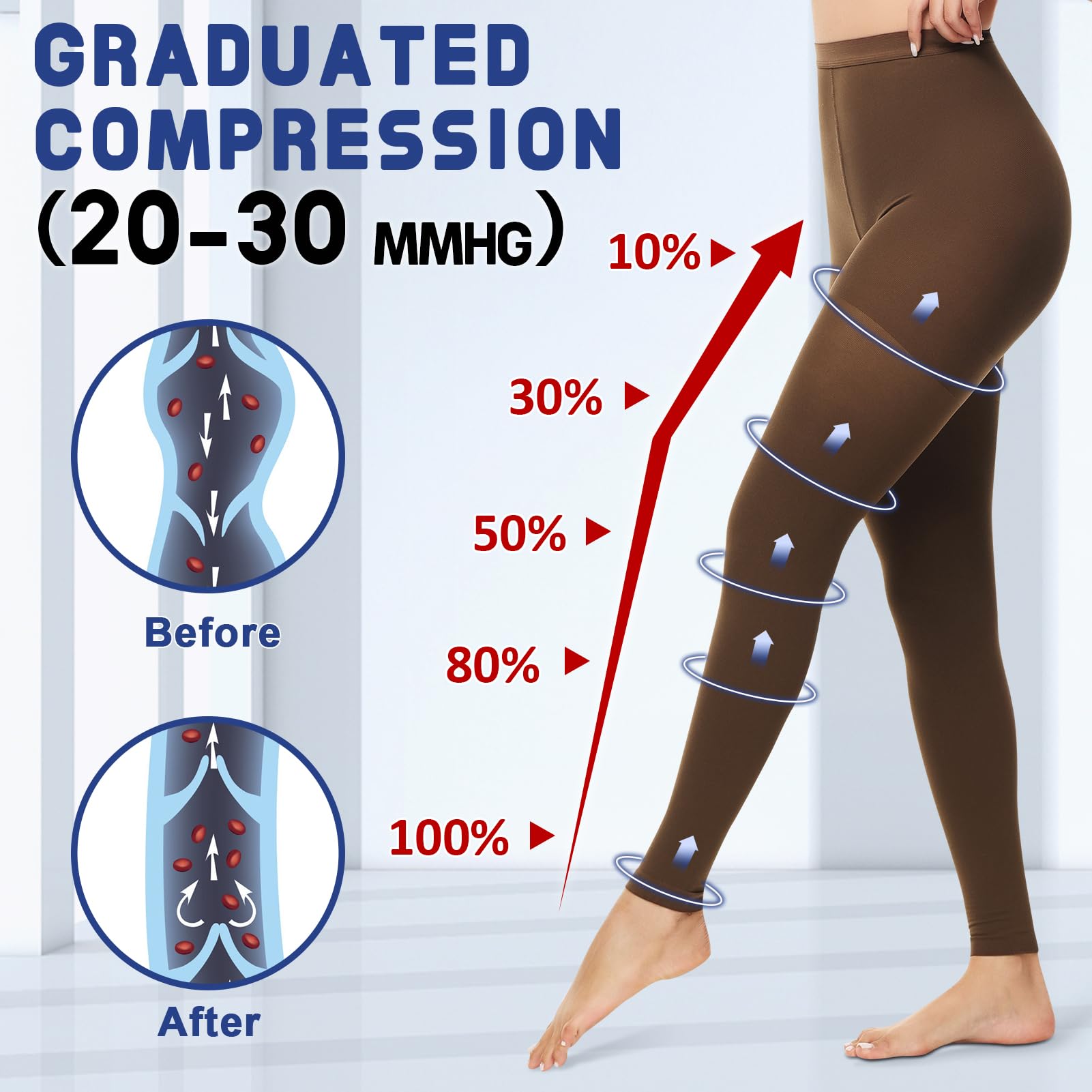 Snapklik.com : Beister Medical Compression Pantyhose For Women & Men ...