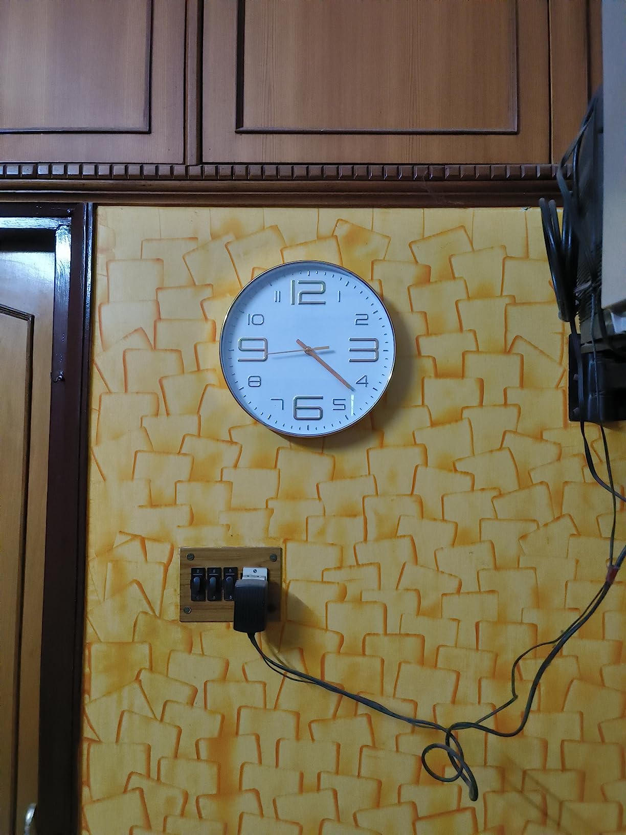 Buy Rylan Wall Clock 12" Silent Quartz Decorative Wall Clock Non ...