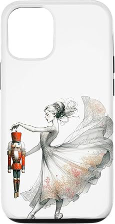 Amazon.com: iPhone 13 Christmas Ballerina Nutcracker Print Case : Cell ...