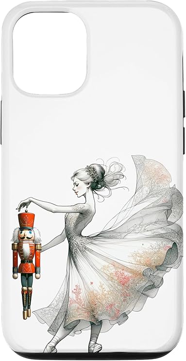 Amazon.com: iPhone 13 Christmas Ballerina Nutcracker Print Case : Cell ...