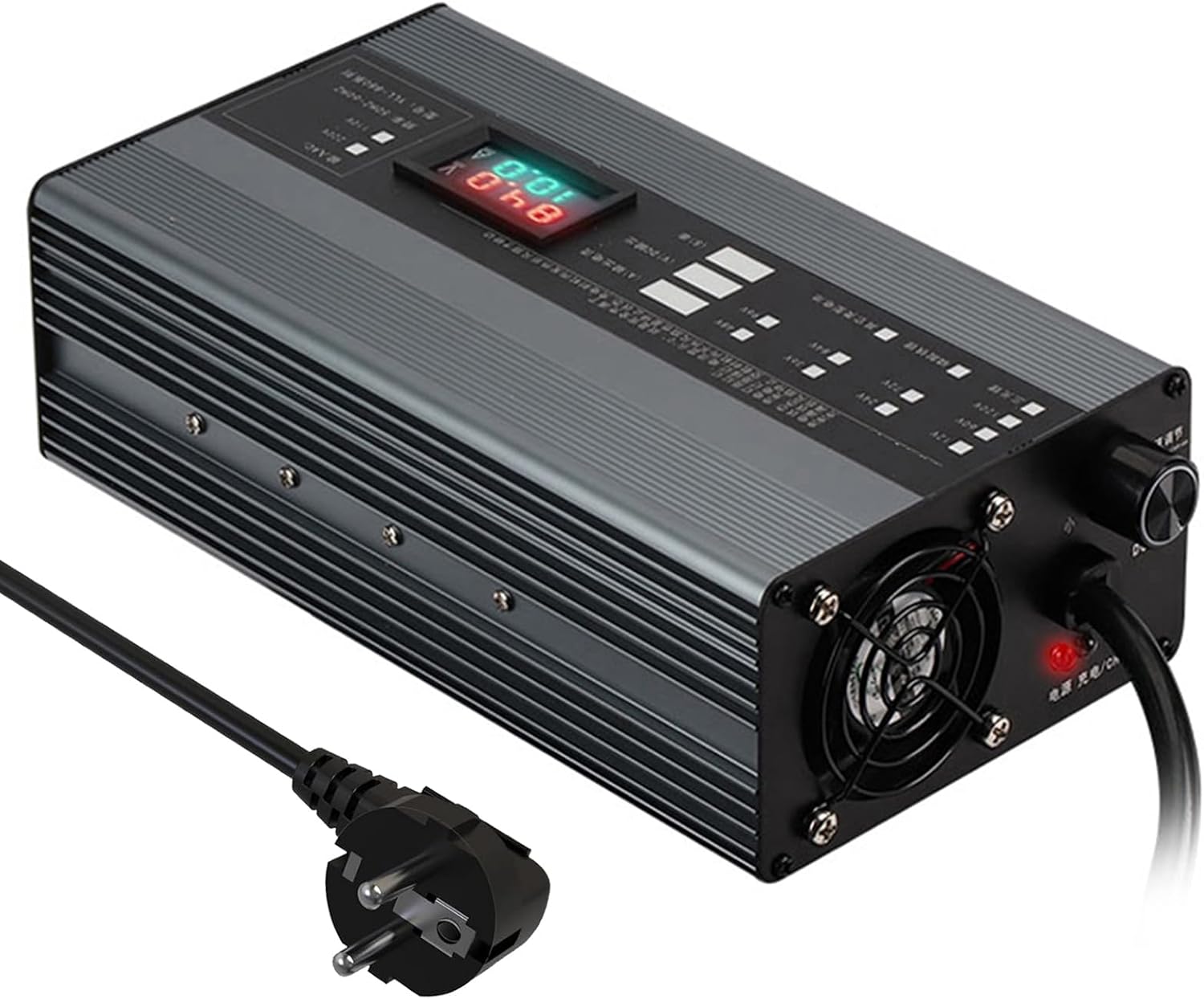 Yesbon 60V 20s Lifepo4 73v 12a,E, Adjustable Car Battery Charger 1-12A 36V|48V|60V|72V Lifepo4 ...